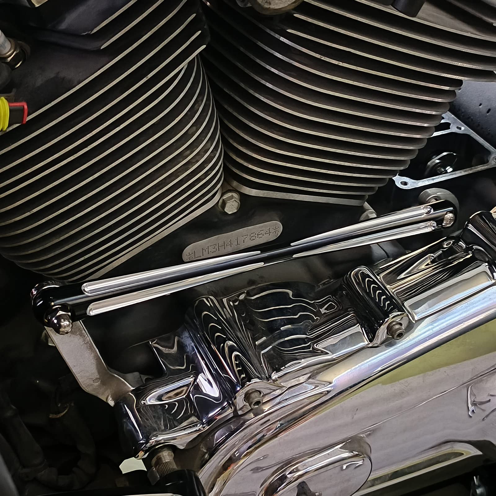 Chrome Motorcycle Linkage Harley Shifter Linkage For Touring & Softail ...