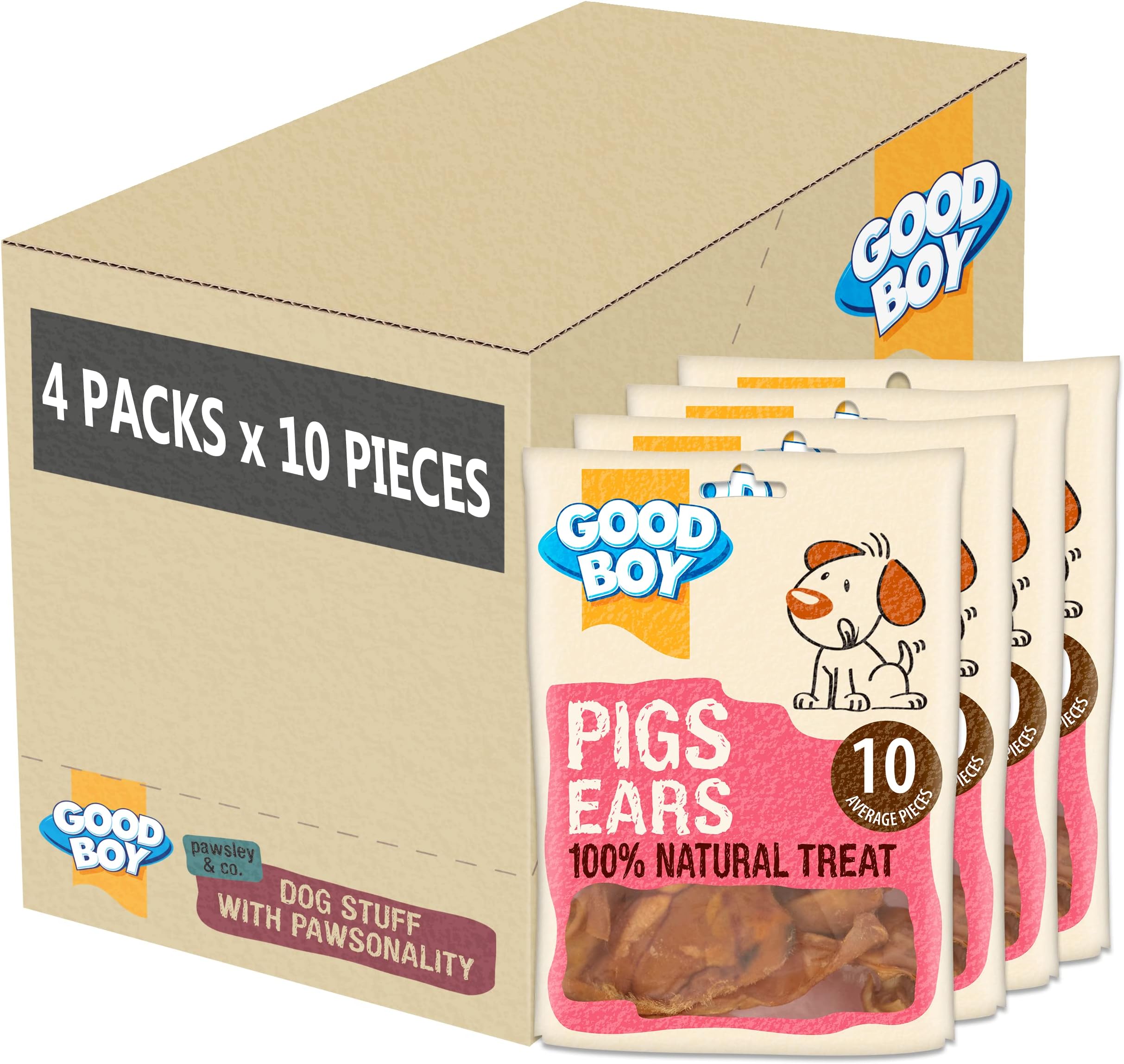 Good Boy Chompers Bone - Natural Dog Treats - Low Fat Dental Stick ...