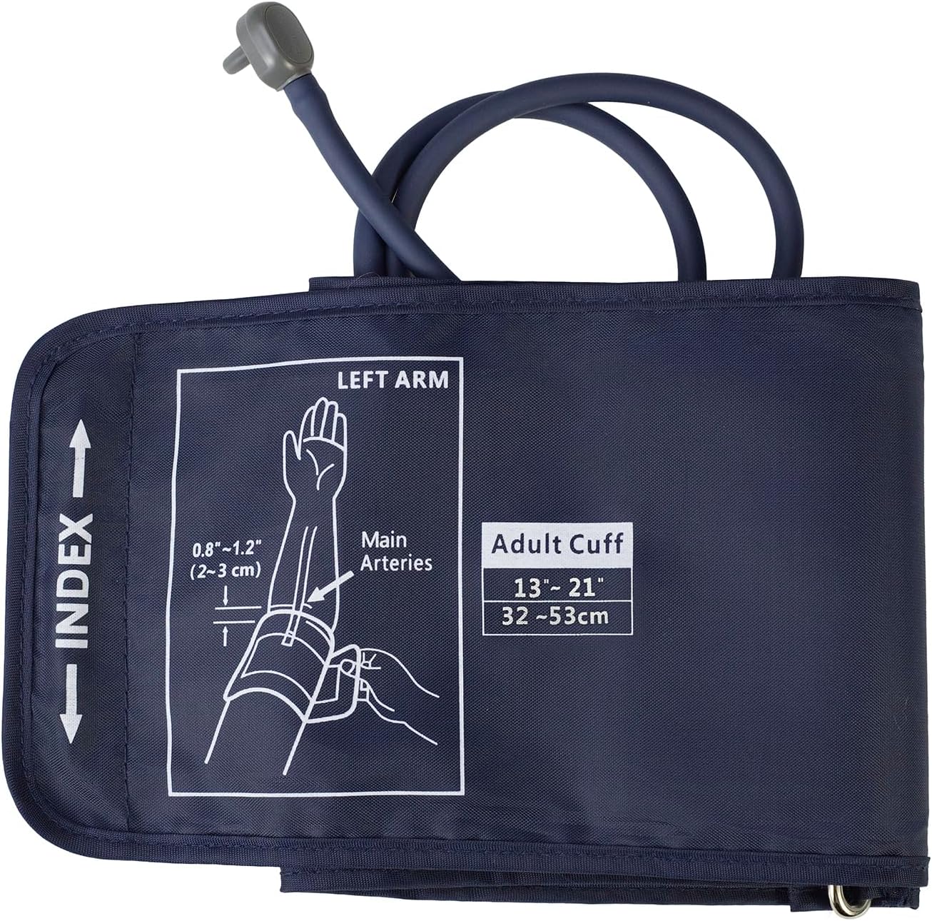 Amazon.com: Extra Large Blood Pressure Cuff Upper Arm 8.6"-20.5"(22 ...