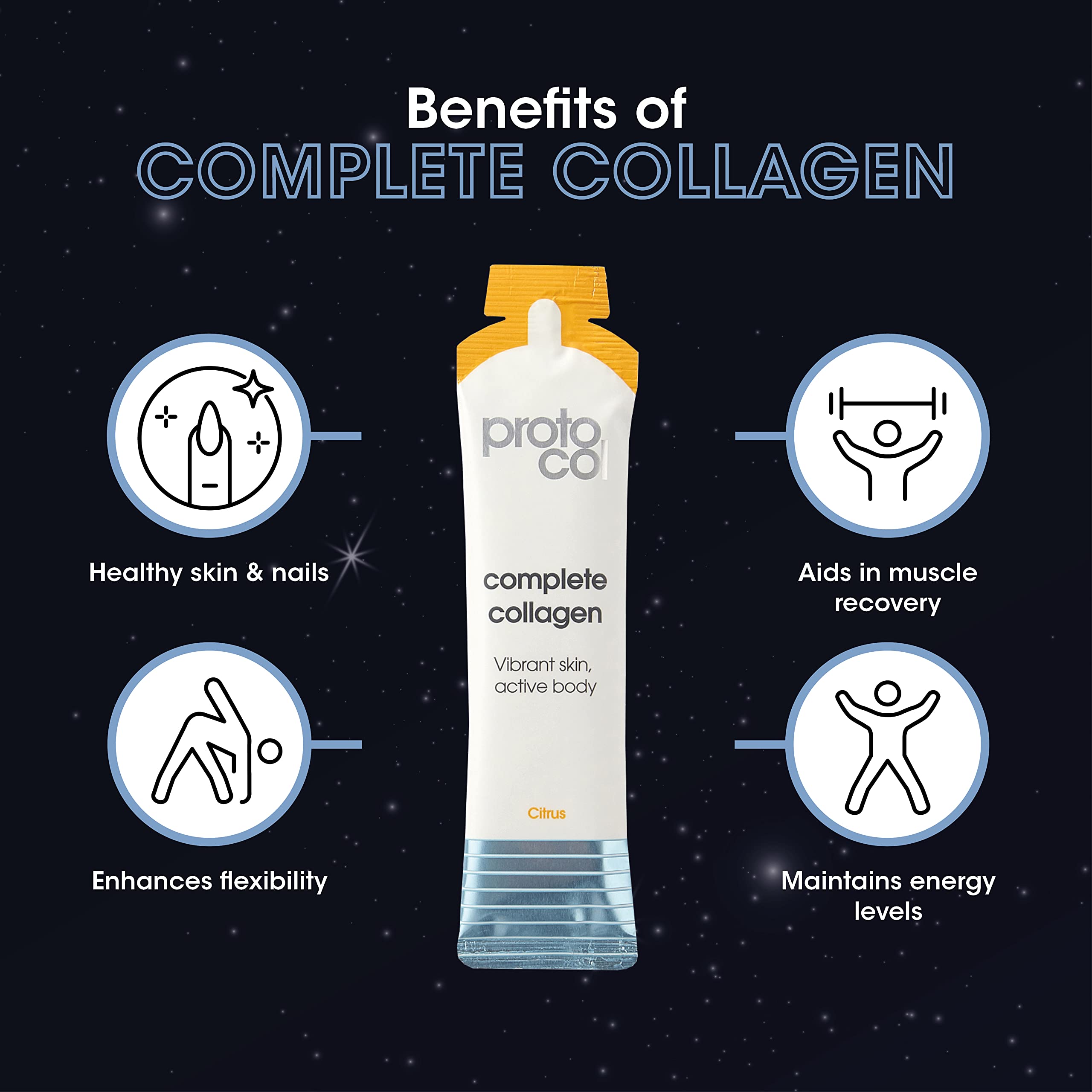 Proto-col Complete Collagen - 2 Bioactive Collagen Peptides with ...