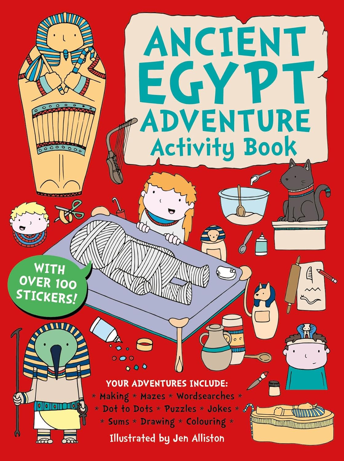 Ancient Egypt Adventure Activity Book: Alliston, Jen: 9781787080379 ...