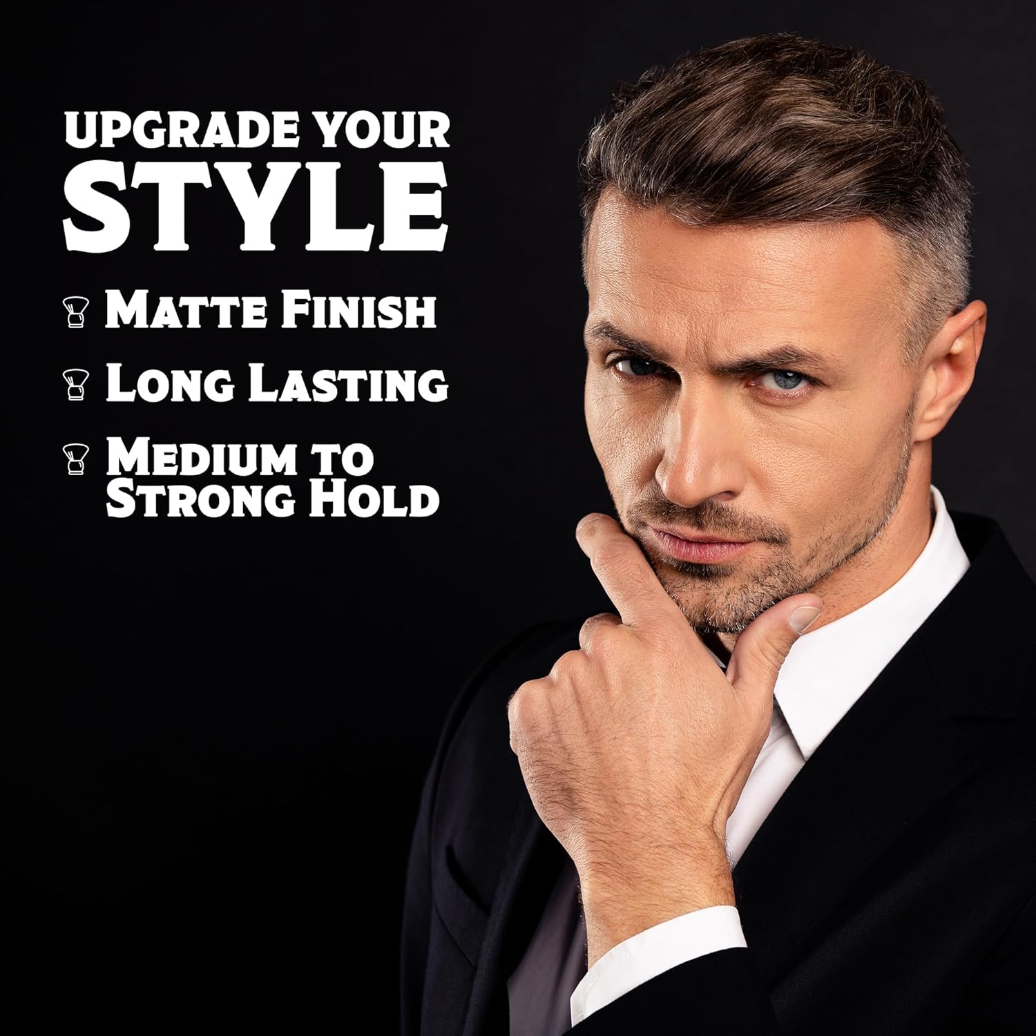The Bearded Butler Crema para peinar y engrosar el cabello para hombre ...