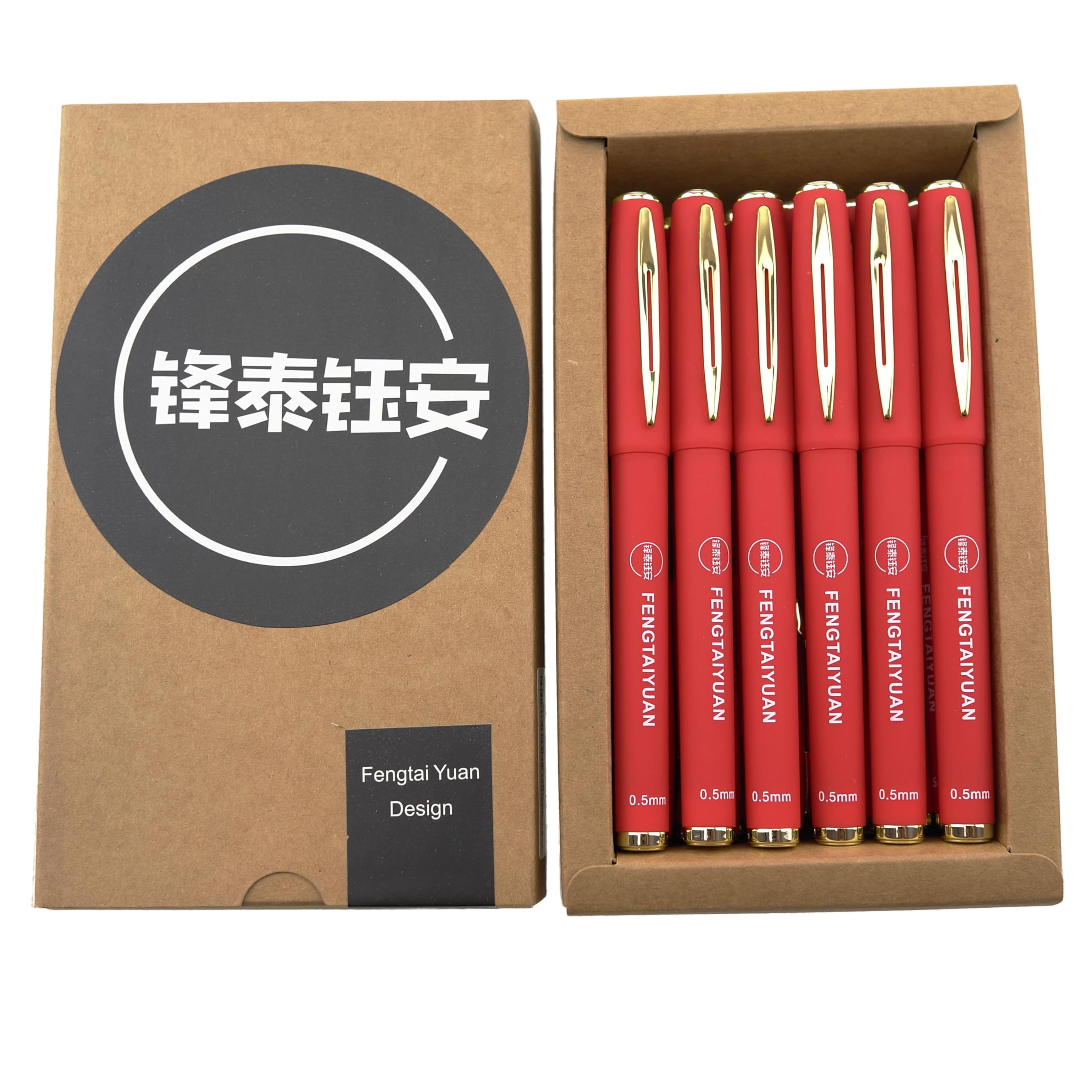 Amazon.com: Fengtaiyuan RP18, Red Gel Ink Rollerball Pens - Comfortable ...