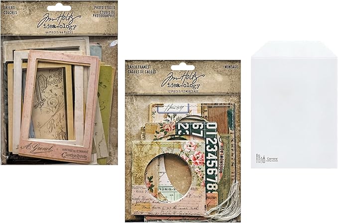 Amazon.com: Tim Holtz Idea-Ology Layers Photo Studio, Layer Frames ...