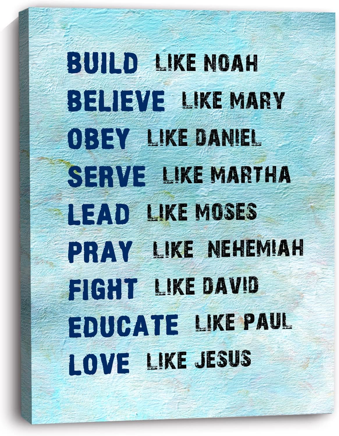Amazon.com: Spiritual Super Role Models, Bible Wall Art, Christian ...