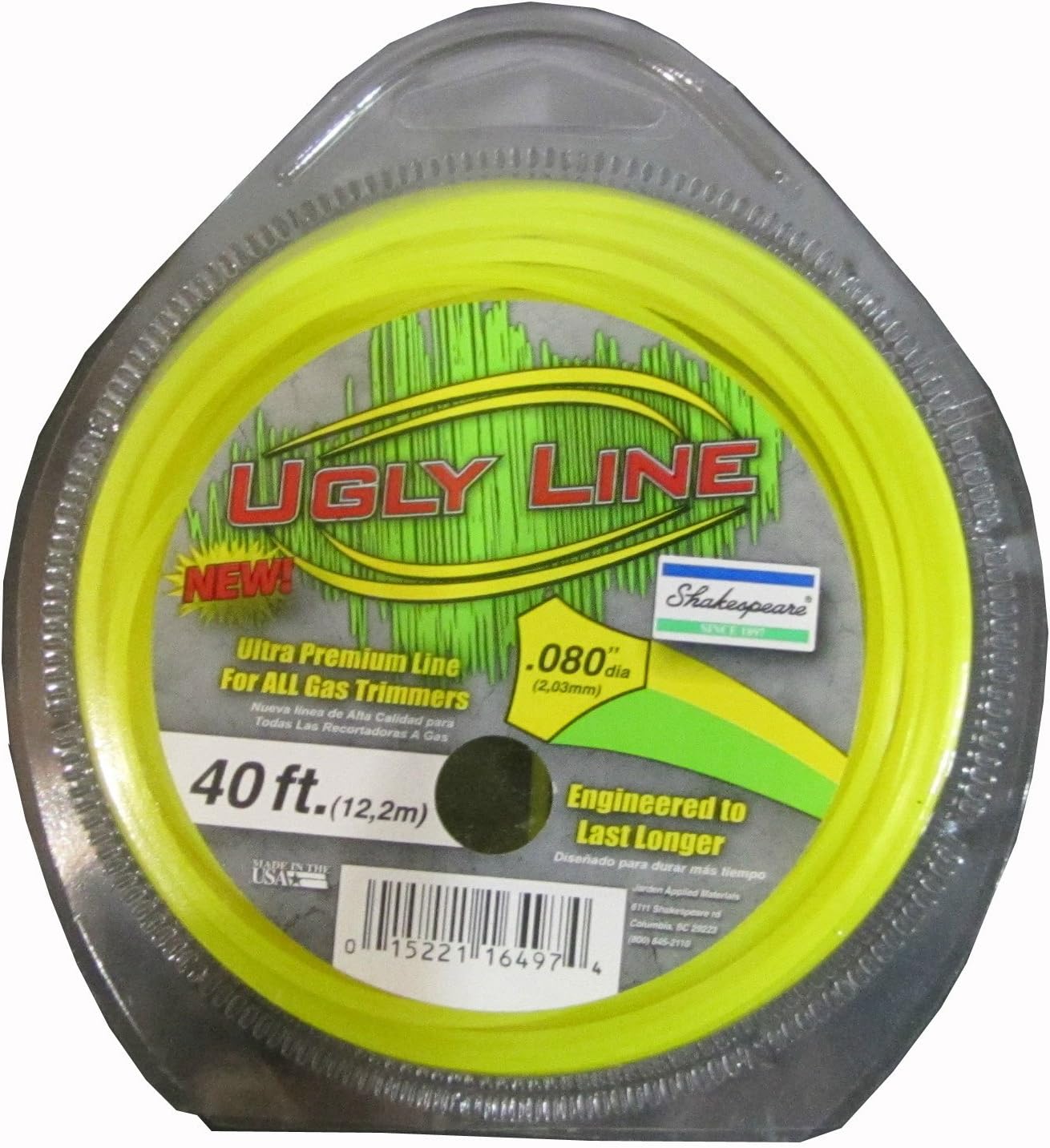 Shakespeare Trimmer Line .080 Ugly Line Loop : Amazon.co.uk: Garden