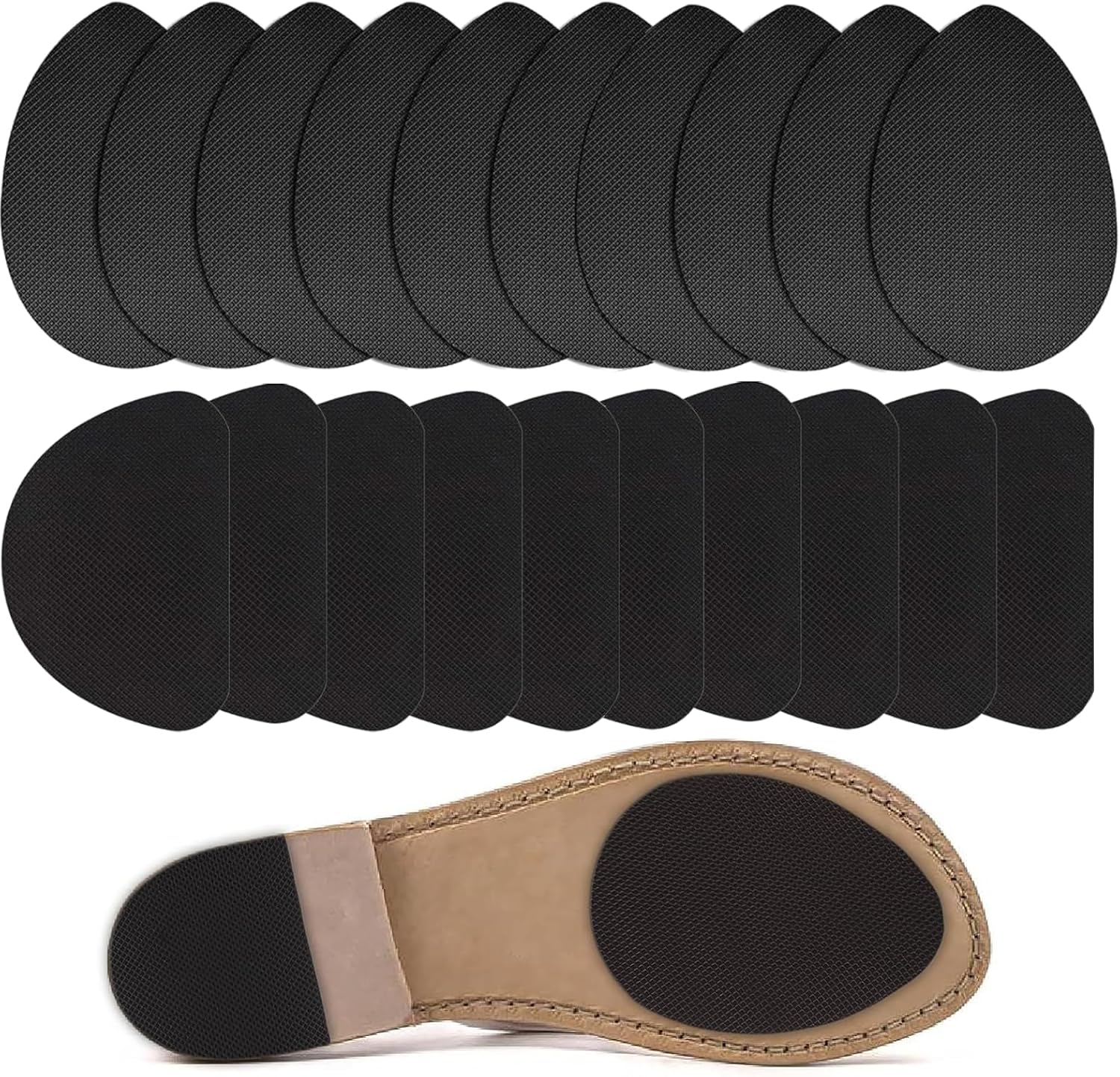 10Pairs Anti Slip Shoe Grips, Self Adhesive Rubber Soles for Shoe ...