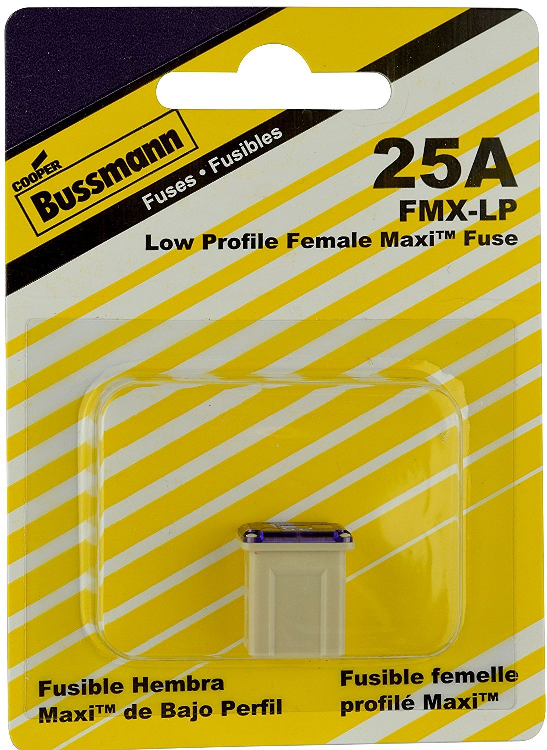 Amazon.com: Bussmann FMX-25 MAXI Fuse ('Slow Blow' Female - 25 A (White ...