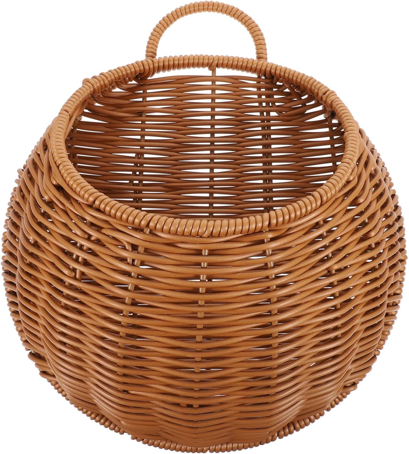 Amazon.com - Yardwe Woven Basket Hanging Storage Basket, Wall Hanging ...