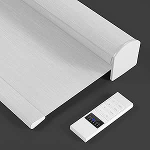 Amazon.com: ZSTARR Motorized Light Filtering Roller Blinds with Remote Control,Rechargeable ...