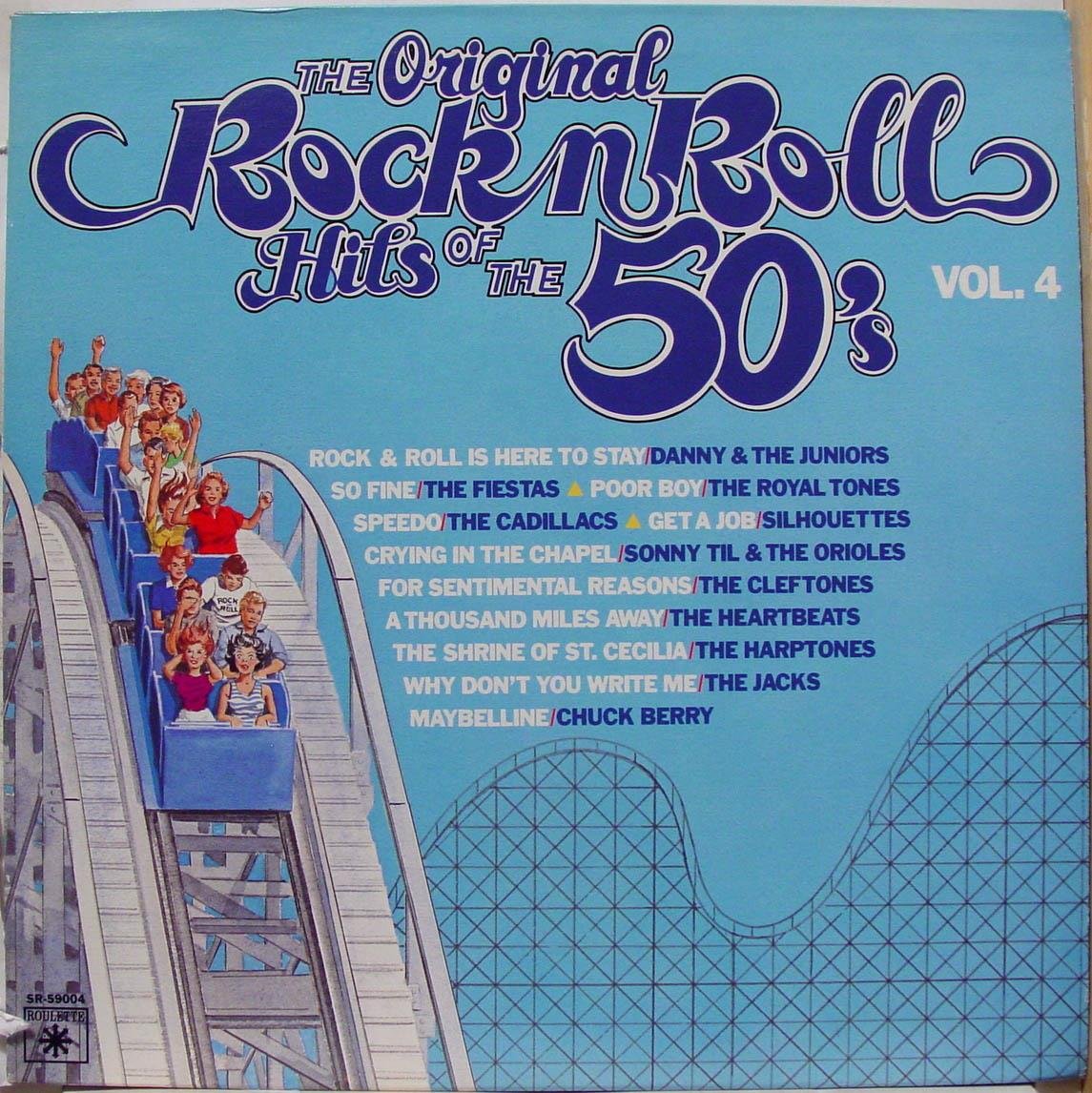 Amazon.com: VARIOUS ORIGINAL ROCK N' ROLL HITS OF THE 50'S VOL. 4 vinyl ...