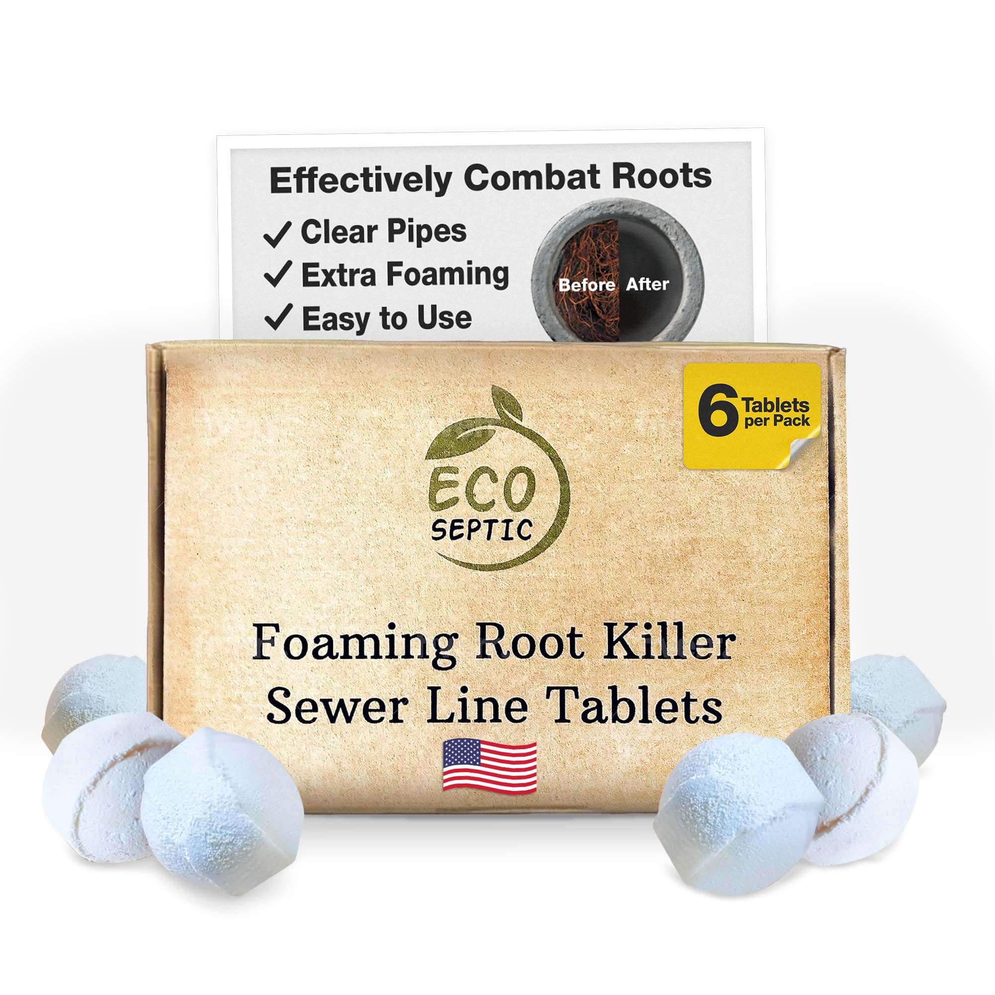 Amazon.com: Ecoseptic Ultra Foaming Root Killer Tablets for Sewer ...