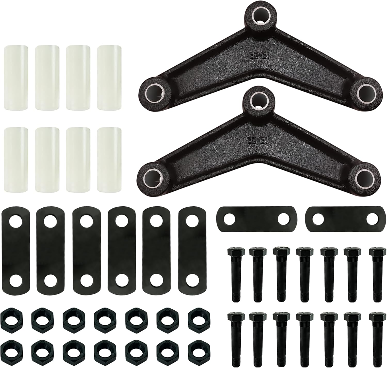 Amazon.com: FITHOIST Trailer Shackle Kit,Heavy Duty Tandem Trailer Axle ...