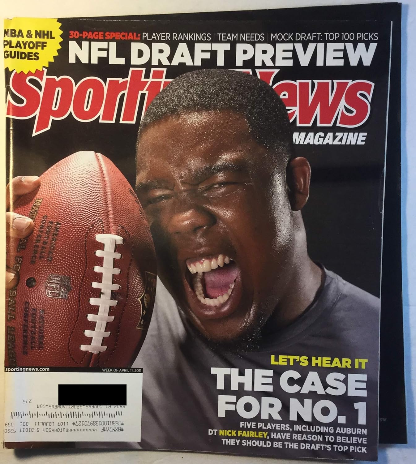Sporting News Magazine, April 11, 2011 (NFL Draft Preview, with Nick ...