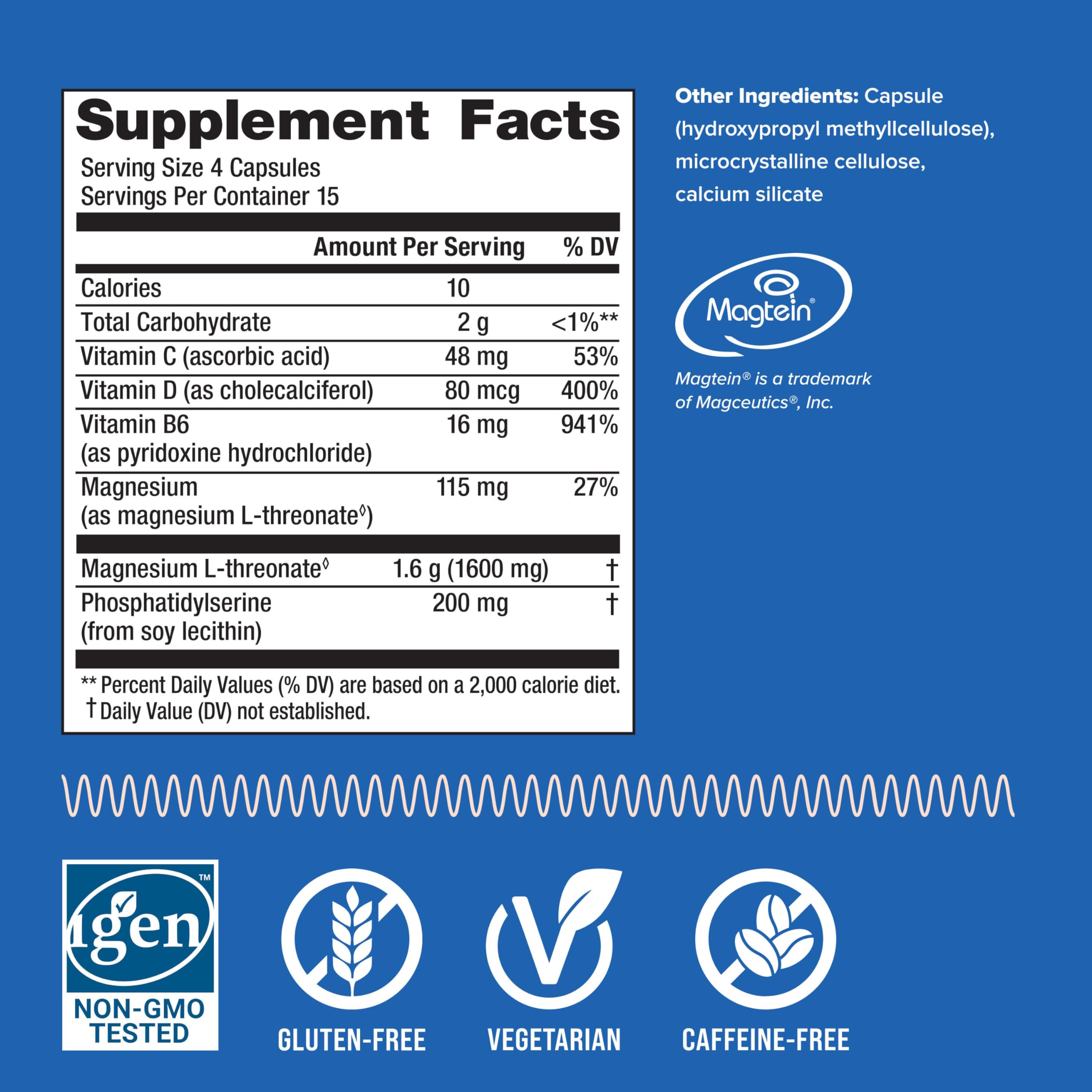 Snapklik.com : Focus, Magnesium L-Threonate And Phosphatidylserine ...