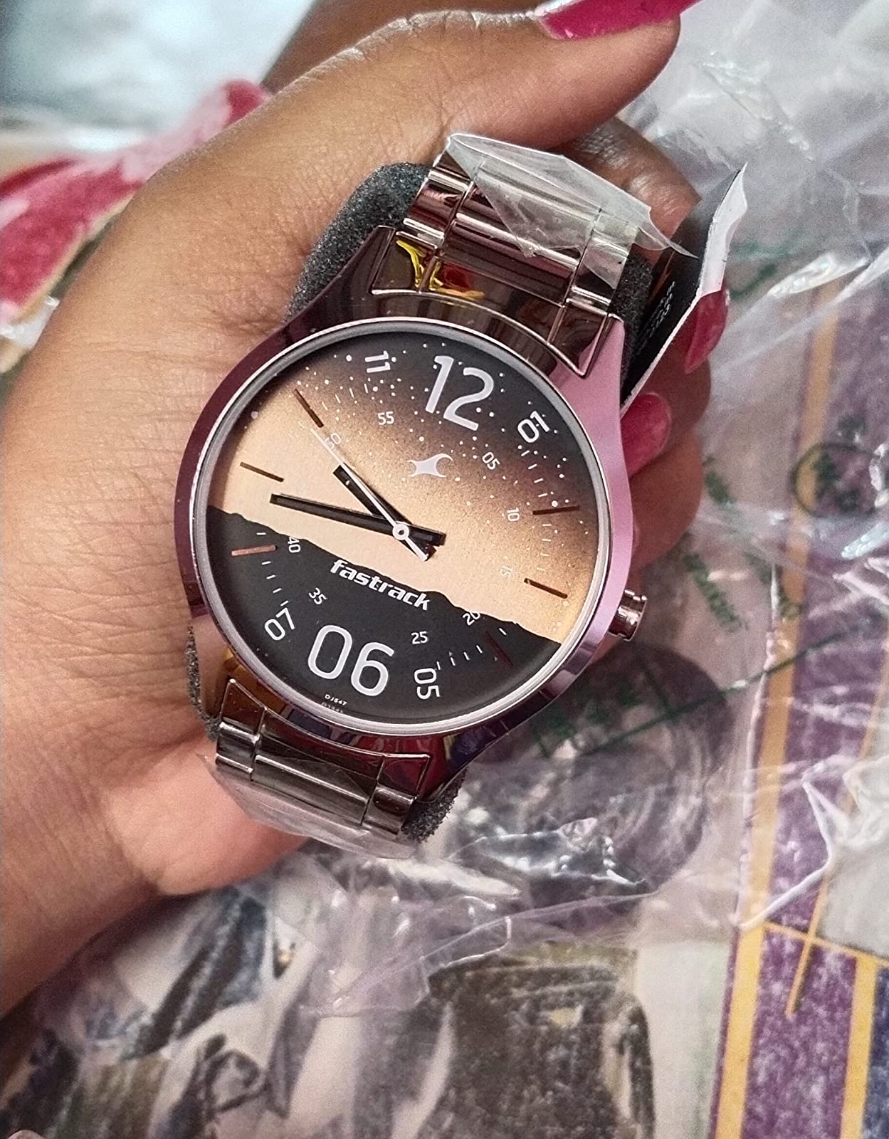 Fastrack Space Analog Brown Dial Men's Watch 3184SM03/NN3184SM03 ...