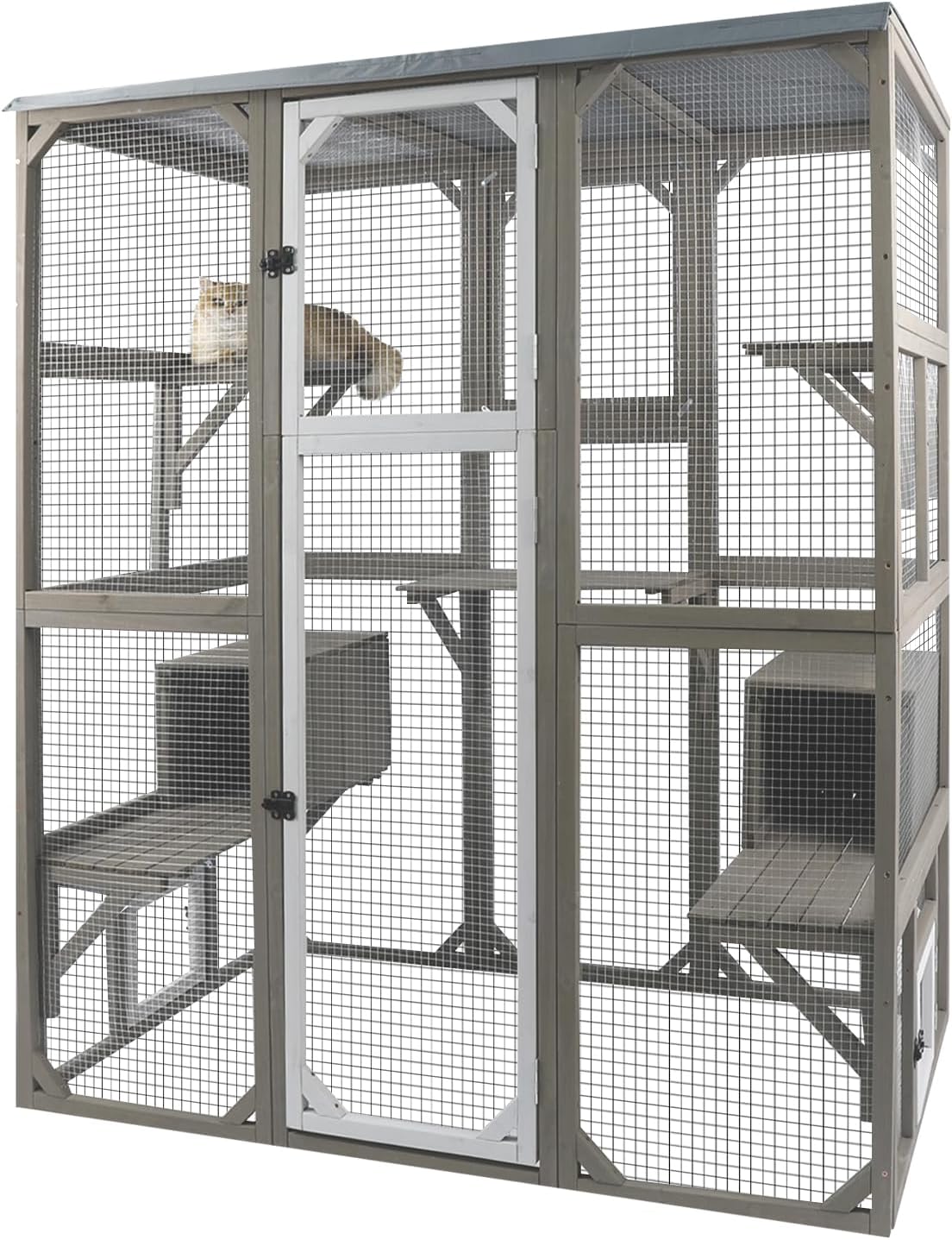 Amazon.com : QUYZE Catio Outdoor Cat Enclosure, Large Outdoor Cat House ...
