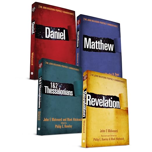 Walvoord Commentary Set of 4 (The John Walvoord Prophecy Commentaries ...
