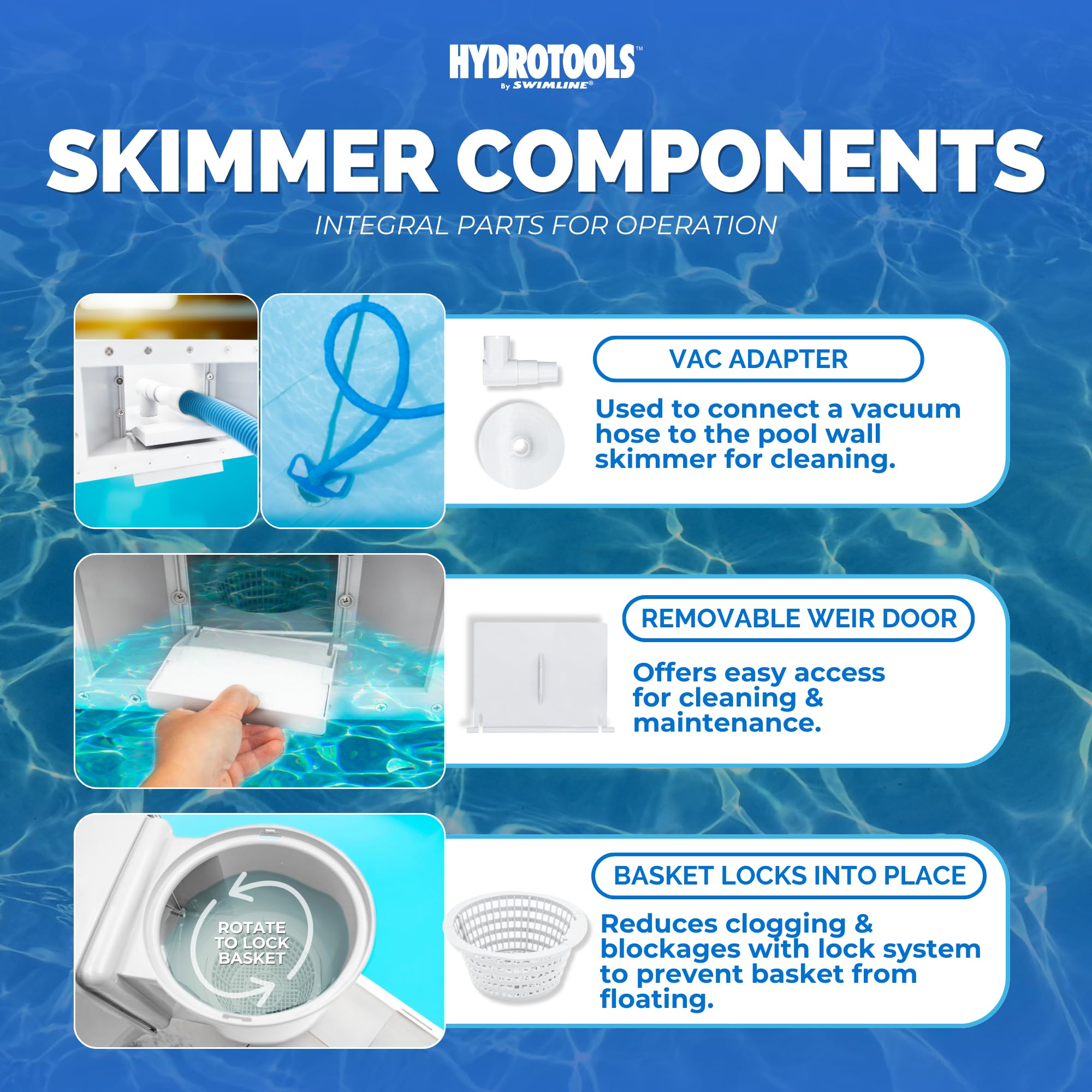 Snapklik.com : SWIMLINE HYDROTOOLS Standard Wide Mouth Above Ground ...