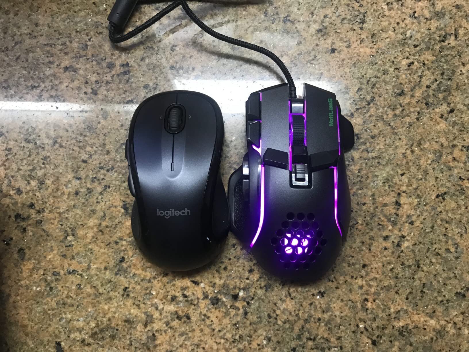 $4/mo - Finance WolfLawS Wired Gaming Mouse, Computer PC Gaming Mice ...