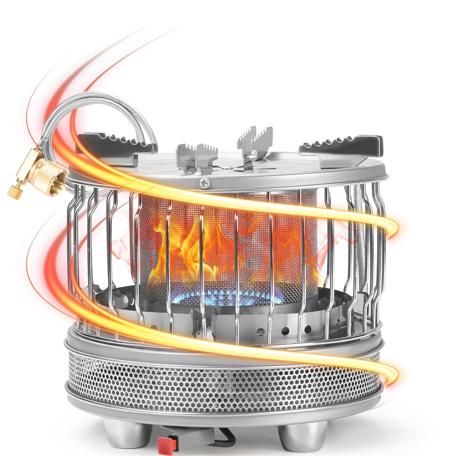 Amazon.com: FEIWOOD GEAR 2 in 1 Portable Propane Heater & Stove, 3680 ...