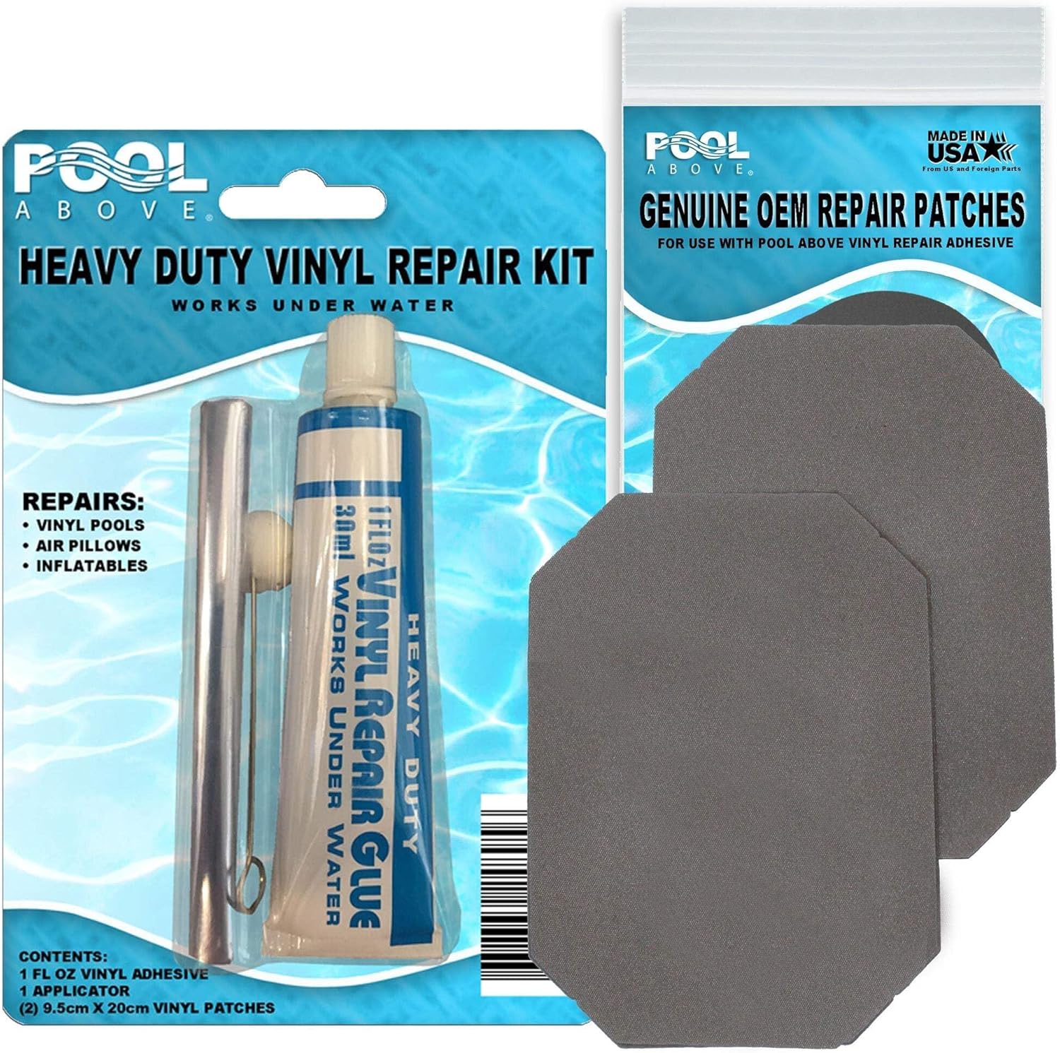 Amazon.com : Pool Above Vinyl Repair Kit with Clear Sealant, Ideal for ...