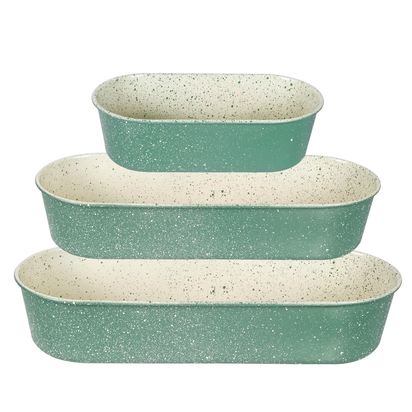 Amazon.com: Spmarkt 3-Pack Stackable Loaf Pans, Non-Stick 6inch/8inch ...