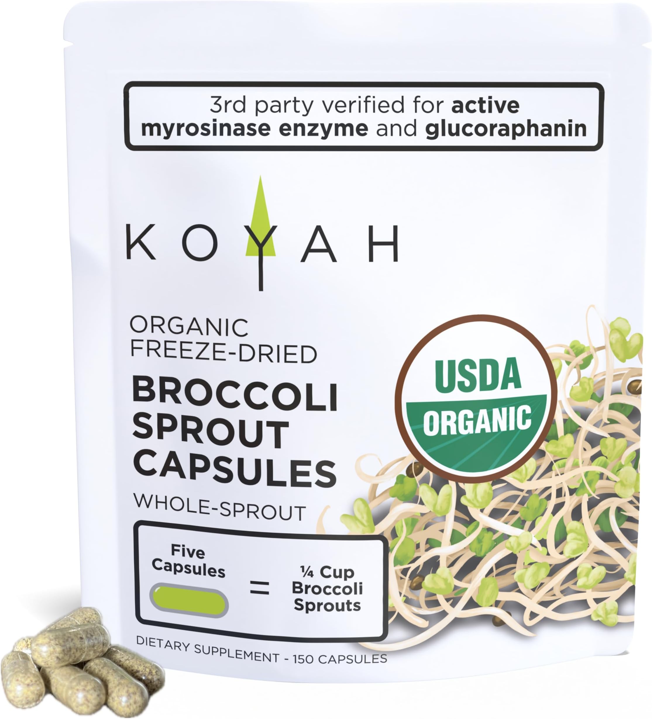 Amazon.com: KOYAH Organic Wild Blueberry Capsules – Freeze-Dried Whole ...