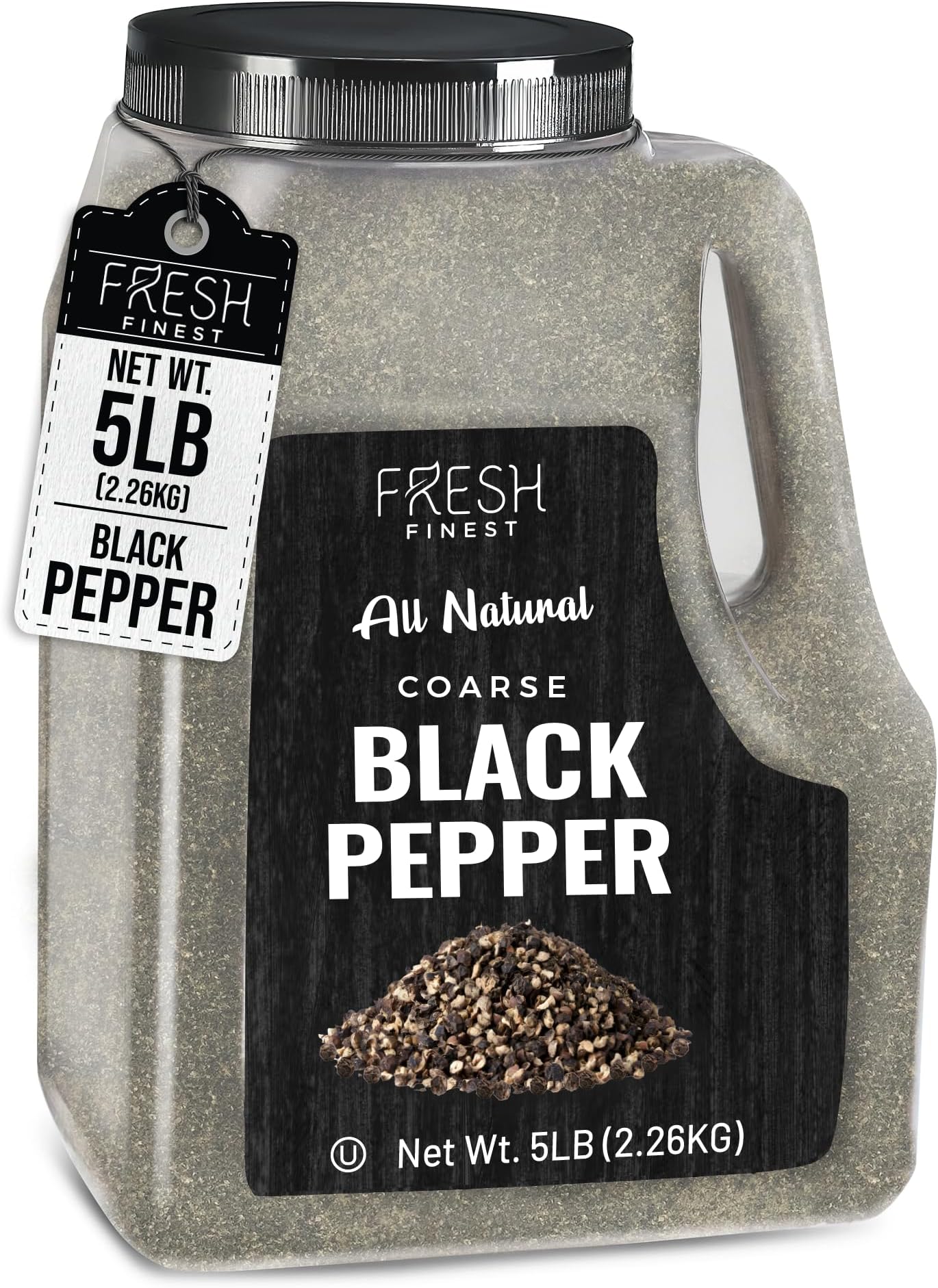 Amazon.com : Black Pepper Ground Powder - Chefs Quality 1 LB (16Oz ...
