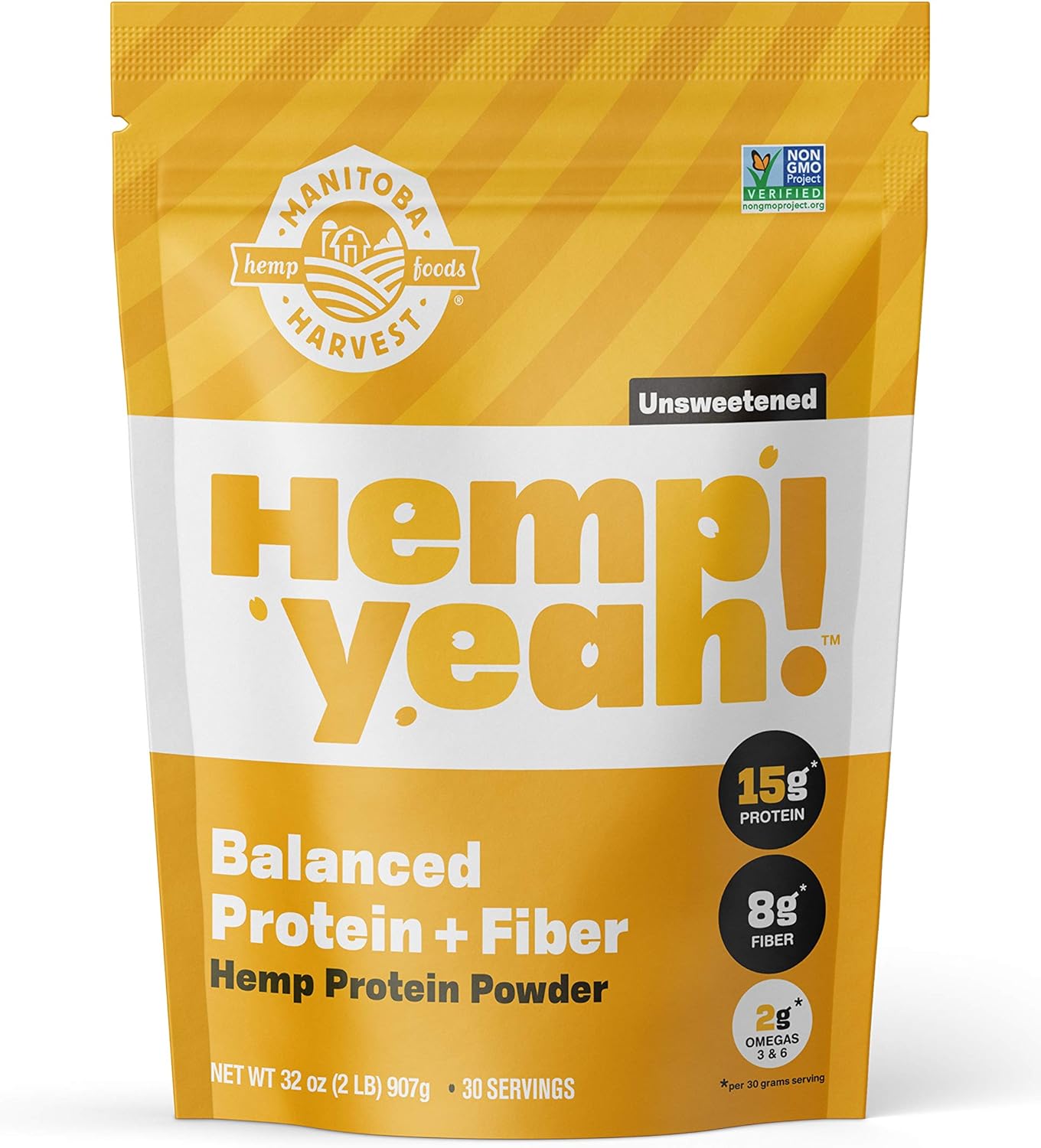 Amazon.com: Manitoba Harvest Hemp Yeah! Organic Balanced Protein ...