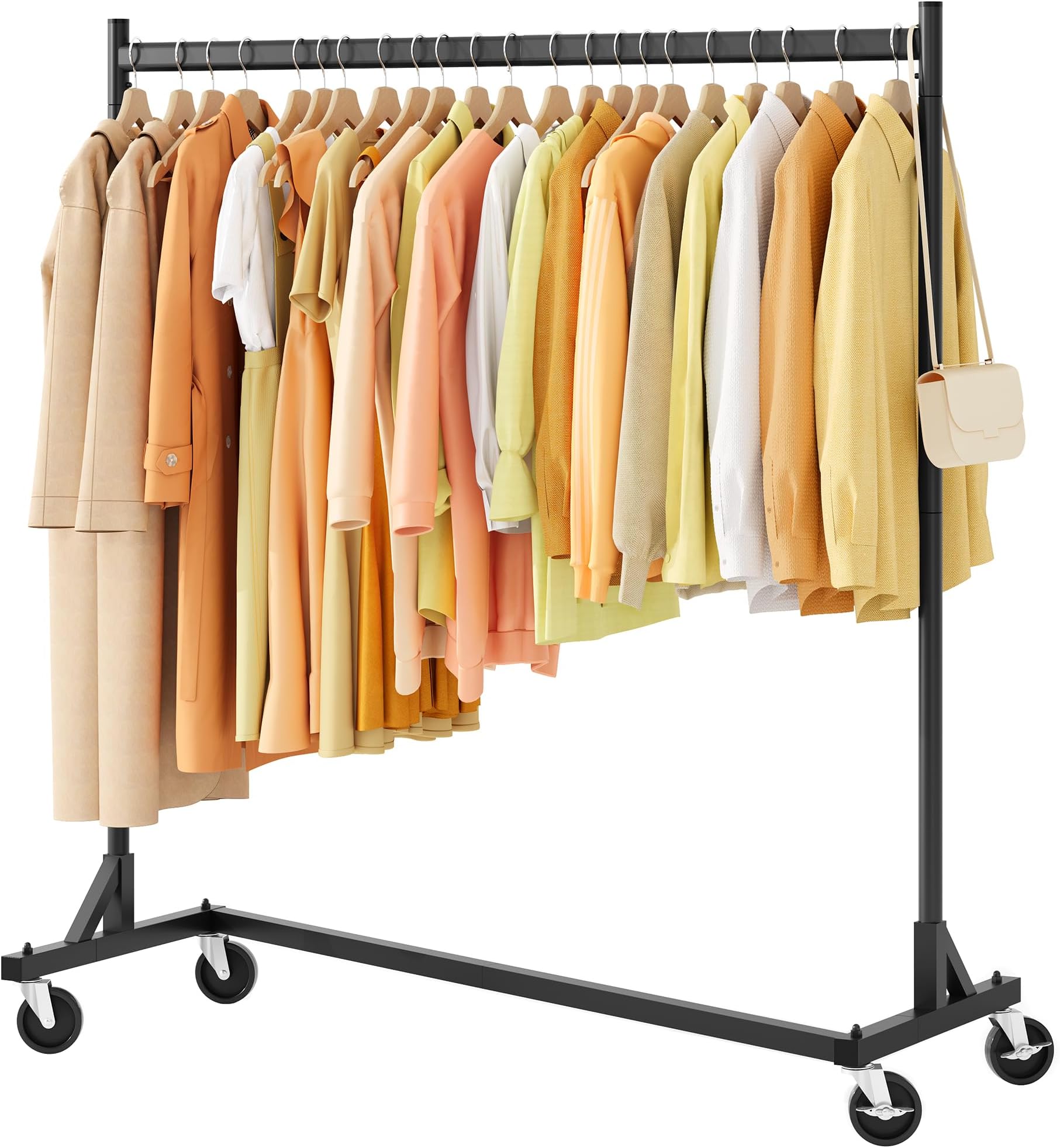Amazon.com: Only Hangers Commercial Grade Rolling Z Rack with Nesting ...