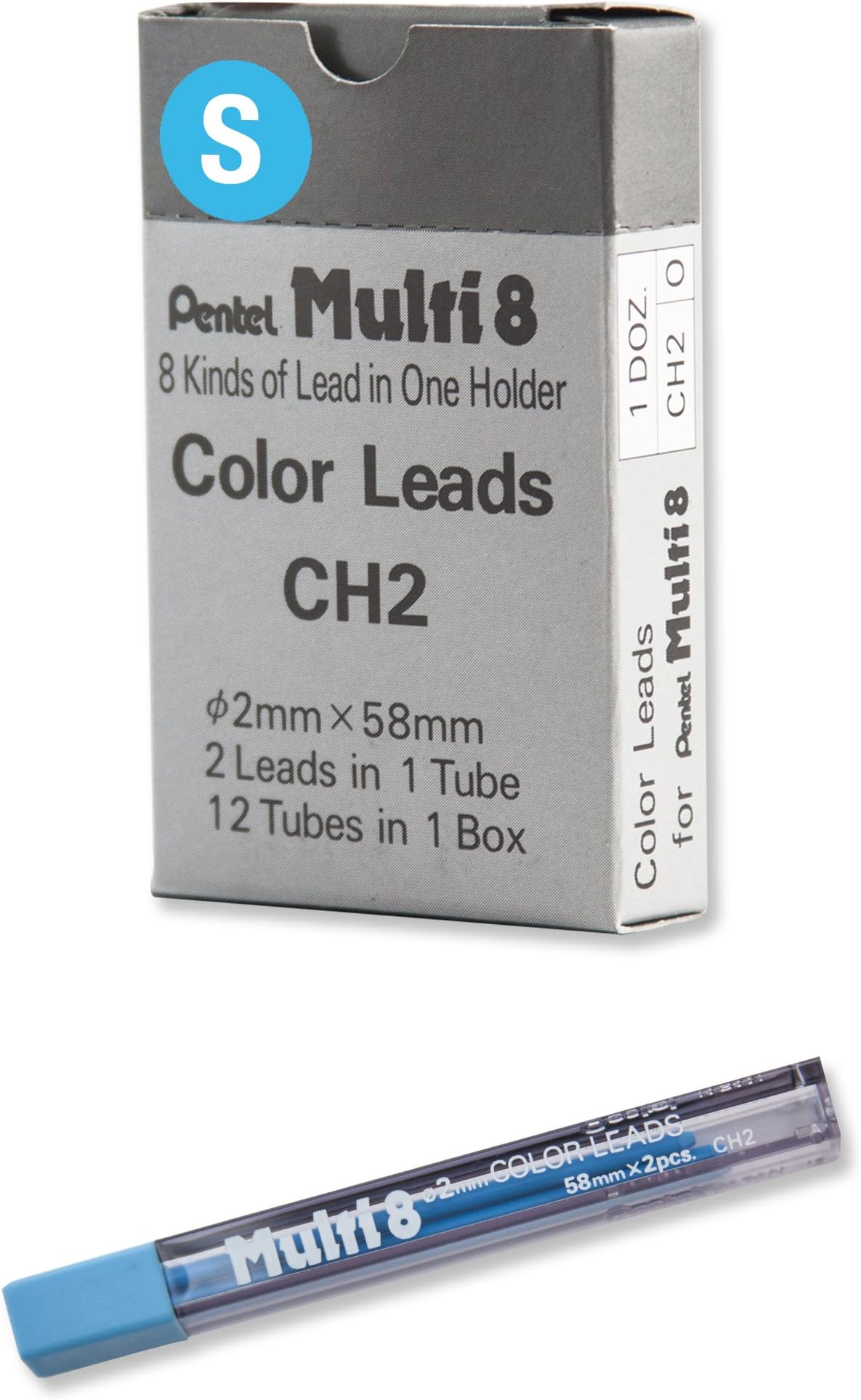 Amazon.com : Pentel Arts 8 Colour Pencil Lead Refill, Peach, 24 Pieces ...