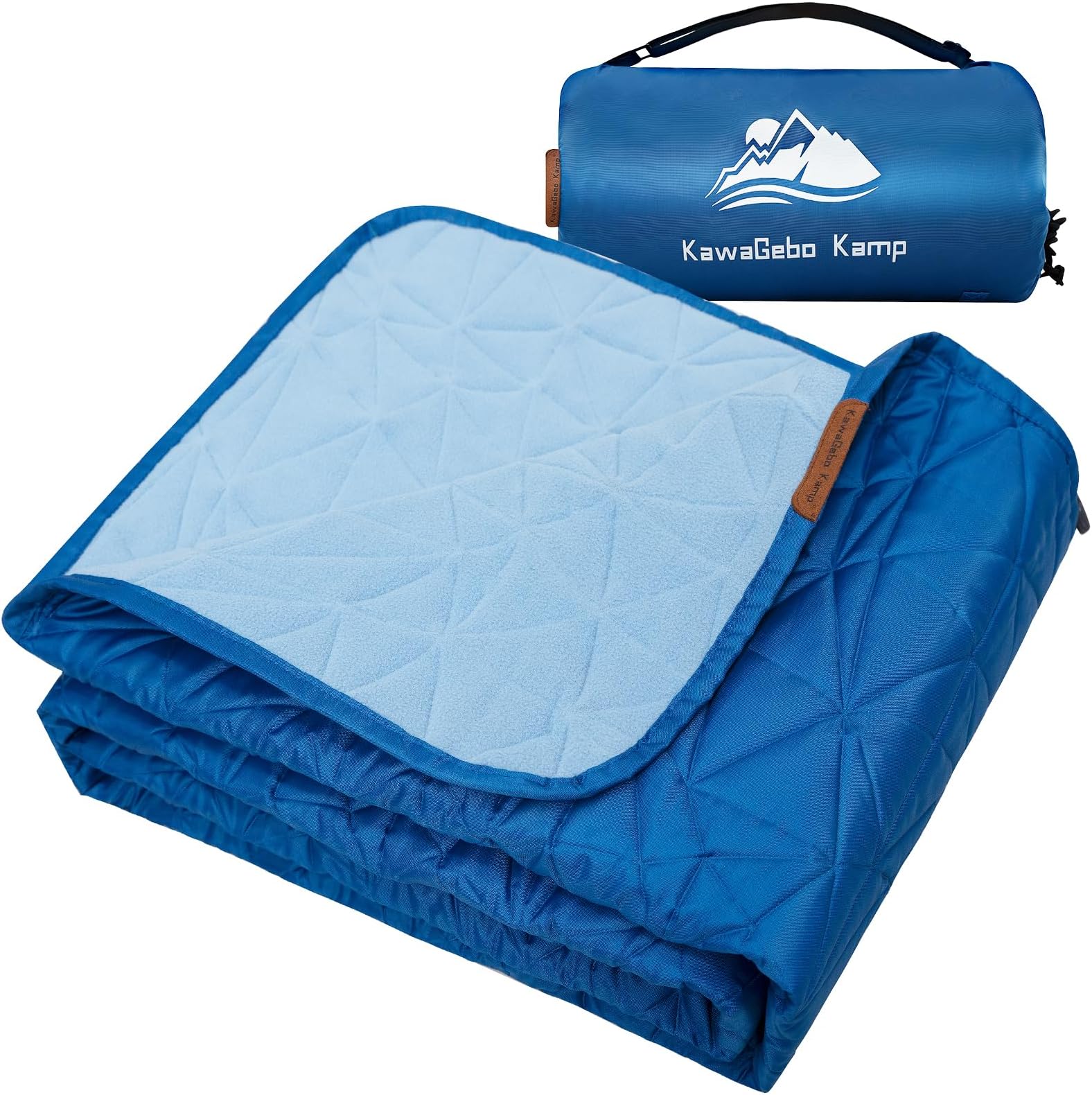 Amazon.com: KawaGebo Kamp Outdoor Waterproof Blanket, Foldable Fleece ...