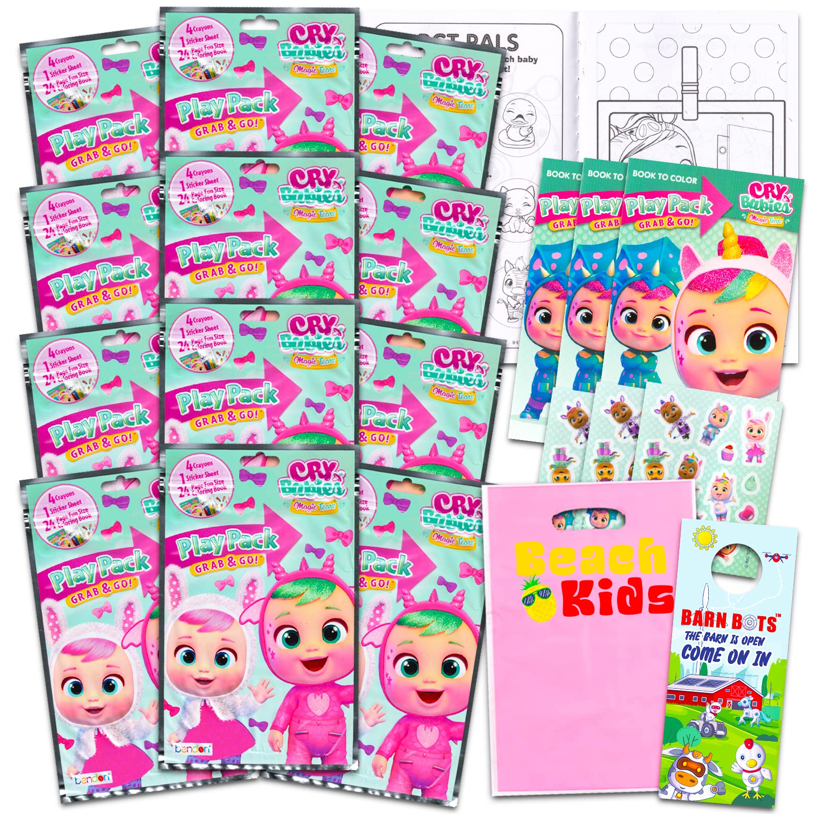 Amazon.com: Cry Babies Party Favors Set - Bundle with 12 Cry Babies ...