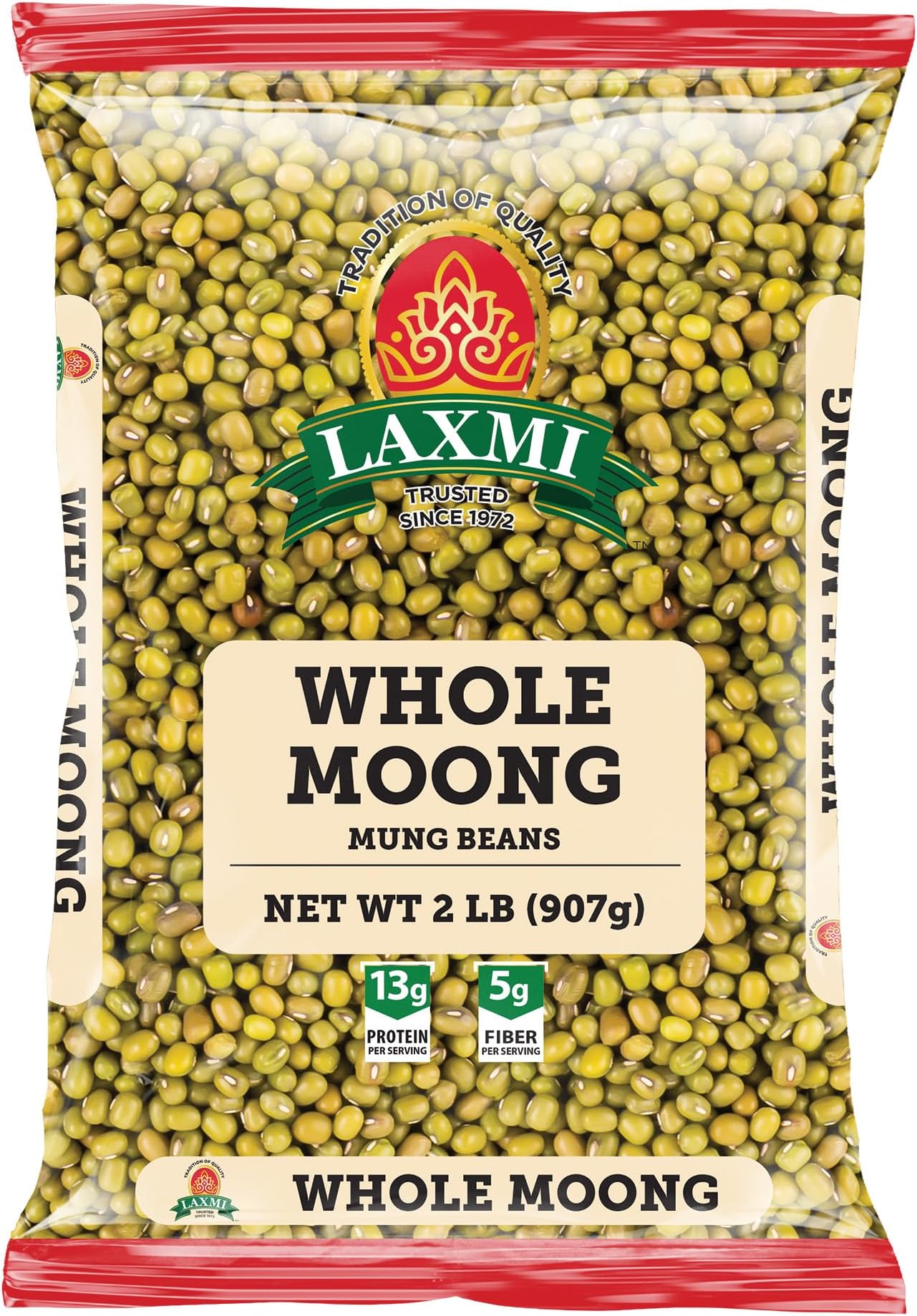 Amazon.com : Darsa Organics Whole Moong Dal for Sprouts or Cooking 4 lb ...