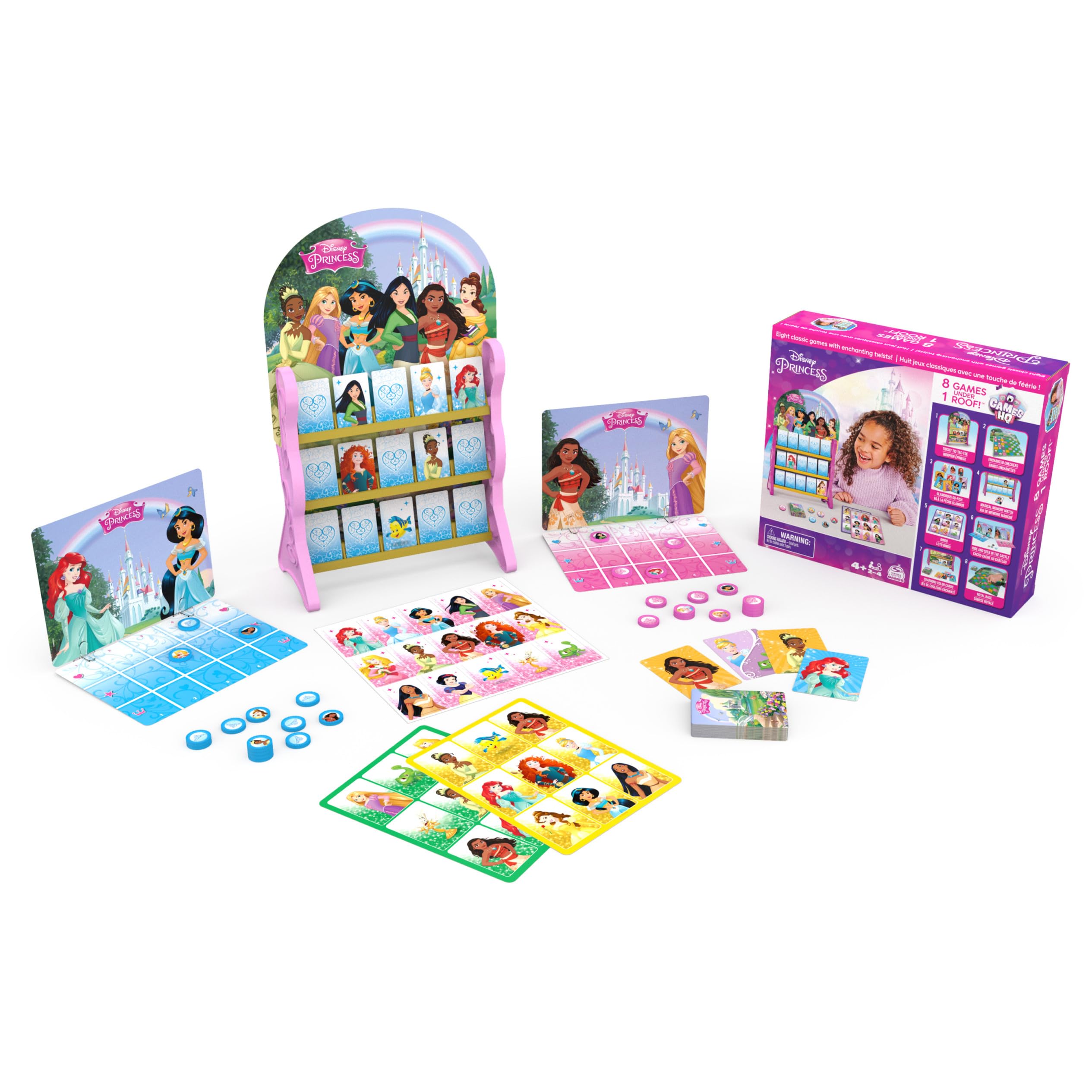 Snapklik.com : Disney Princess, Games HQ Board Games For Kids Checkers ...