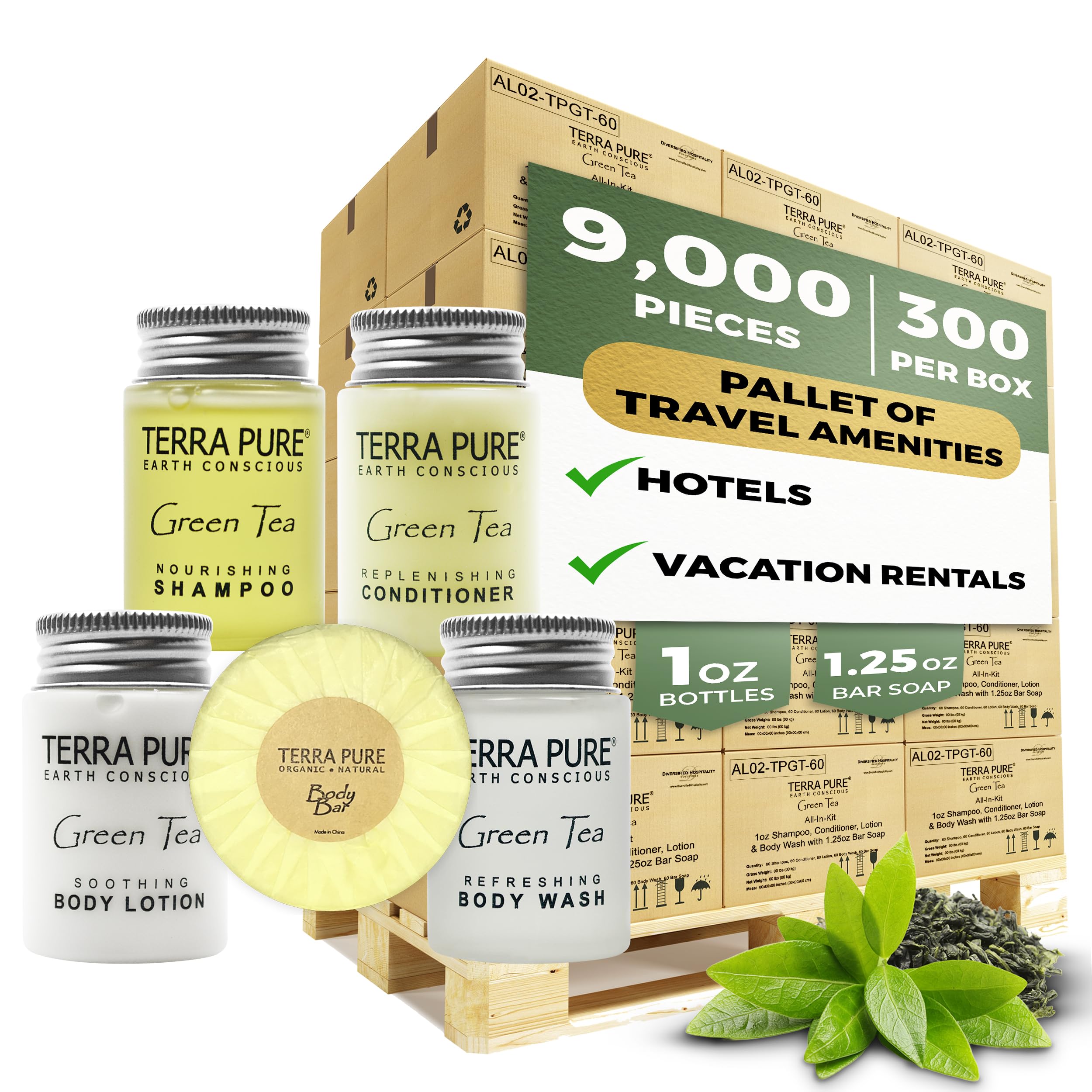 Amazon.com : Terra Pure Hotel Soaps and Toiletries Bulk Set |1-Shoppe ...