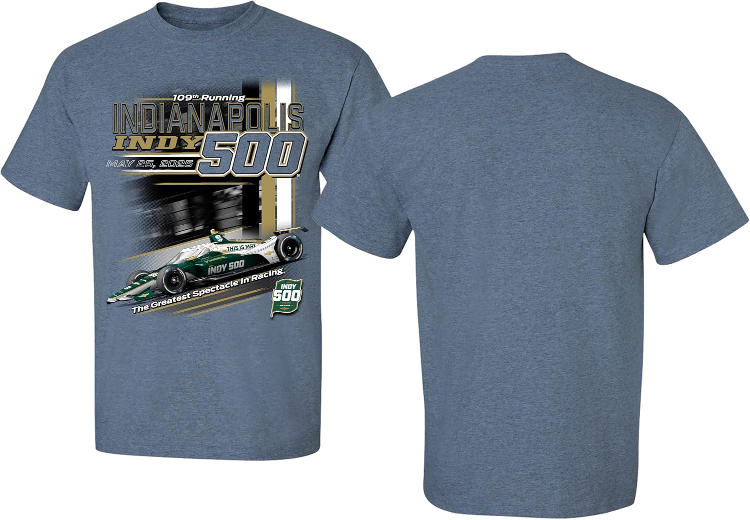Amazon.com : 109th Indianapolis IndyCar 2025 Adult 500 Race 5.25.2025 ...