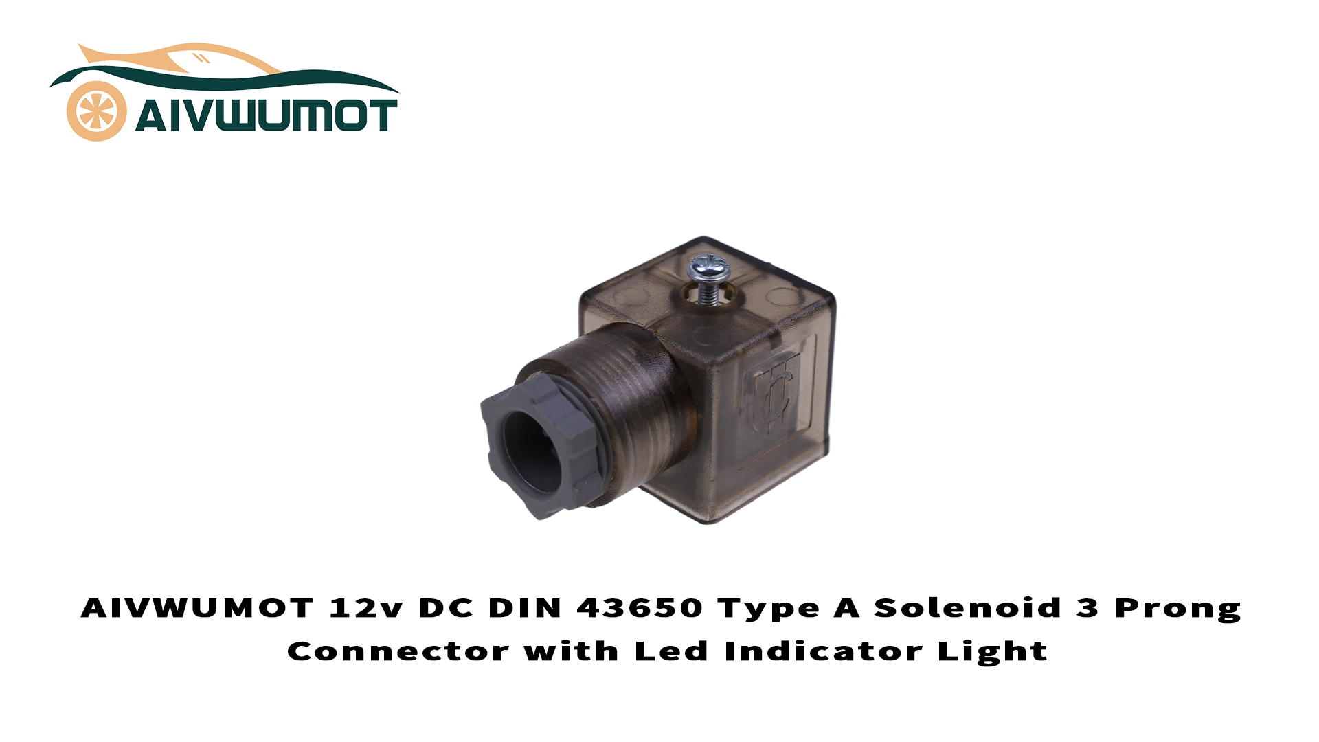 Watch 12v DC DIN 43650 Type A Solenoid 3 Prong Connector with Led ...