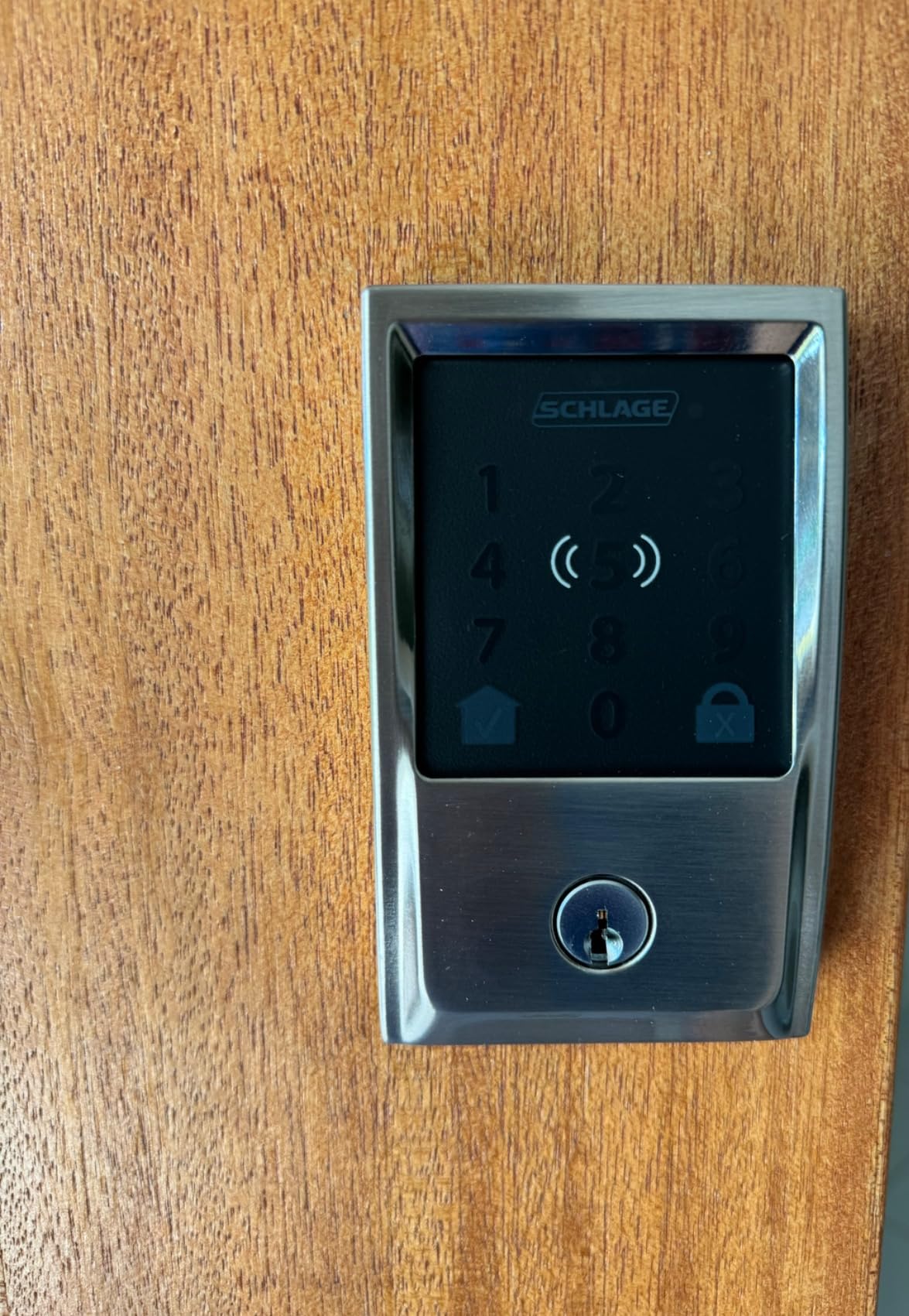 Schlage BE499WB CEN 622 Encode Plus WiFi Deadbolt Smart Lock with Apple ...