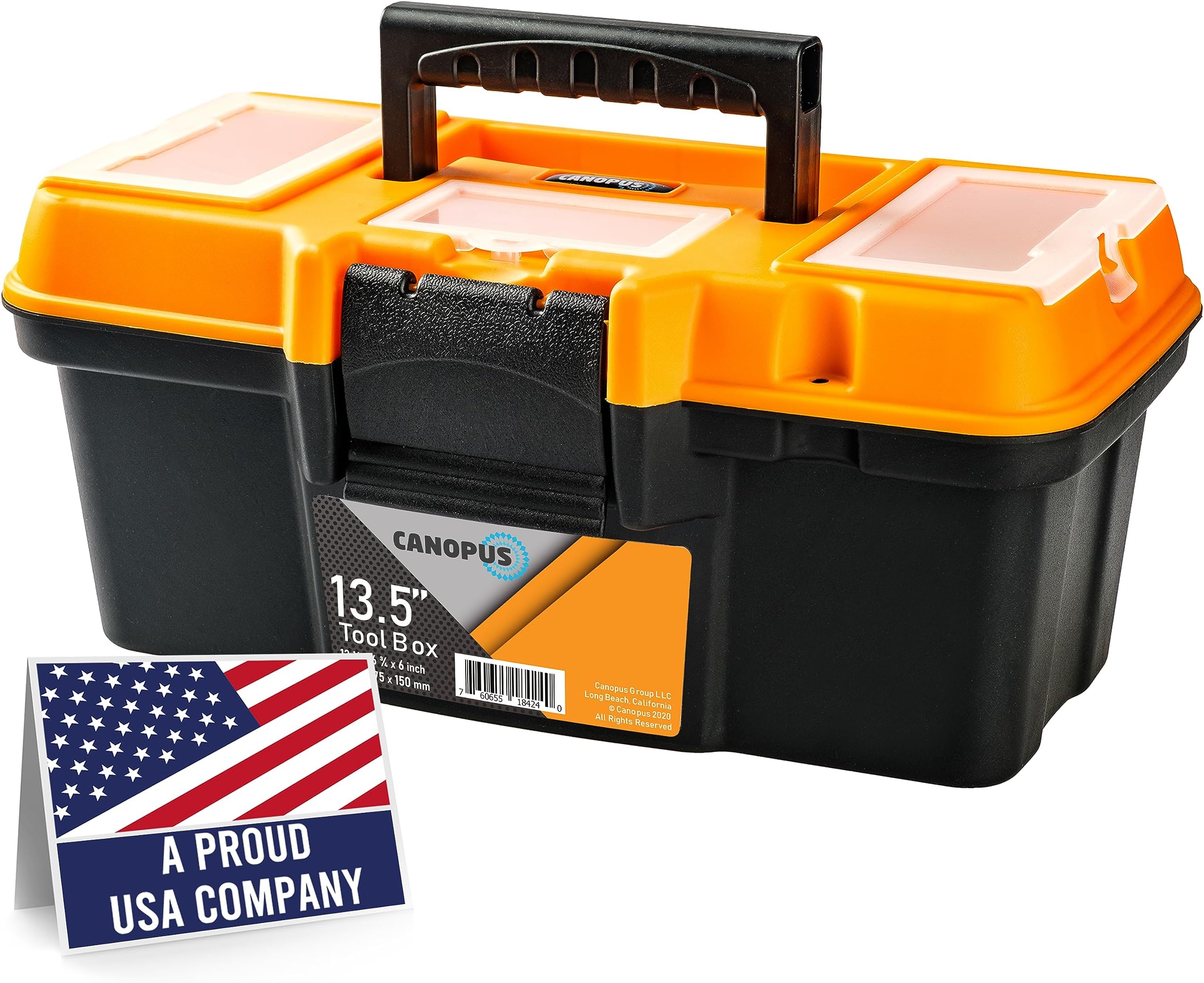 Plano Molding 114-002 13-Inch Compact Tool Box, Graphite Gray with ...