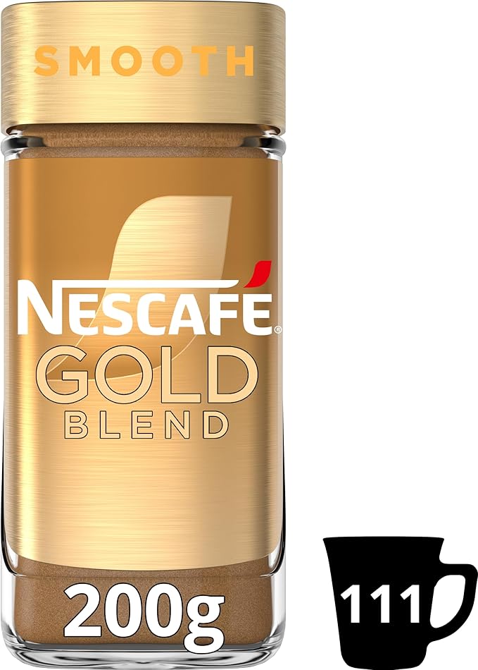 NESCAFÉ Gold Blend Smooth Premium Instant Coffee, Silky Smooth Light ...