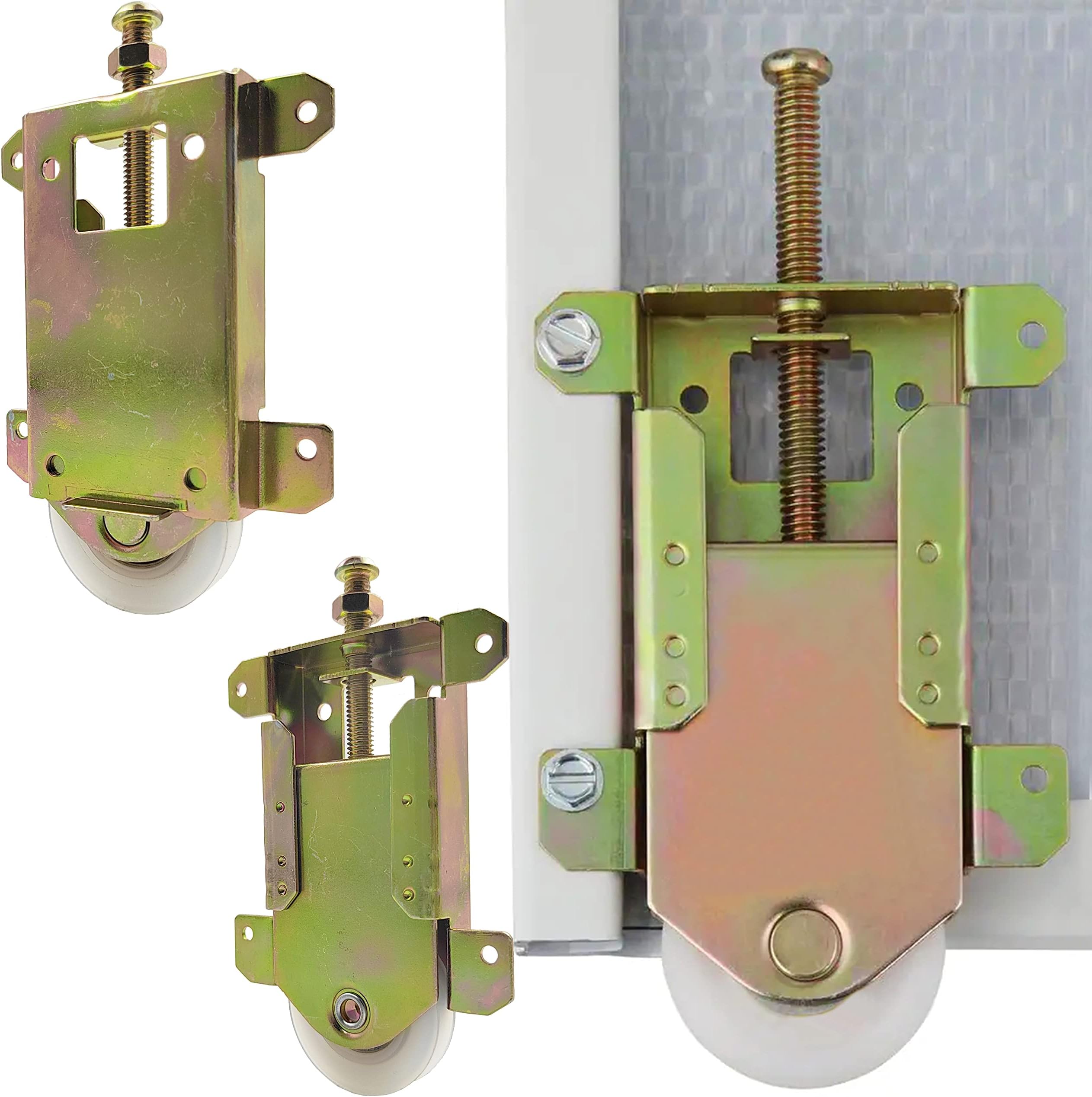 Amazon.com: Sliding Mirror Door Rollers Assembly Fit Contractors Part # ...