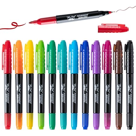 Amazon.com : Avery Marks-A-Lot Permanent Markers, Ultra Fine Tip, 8 ...