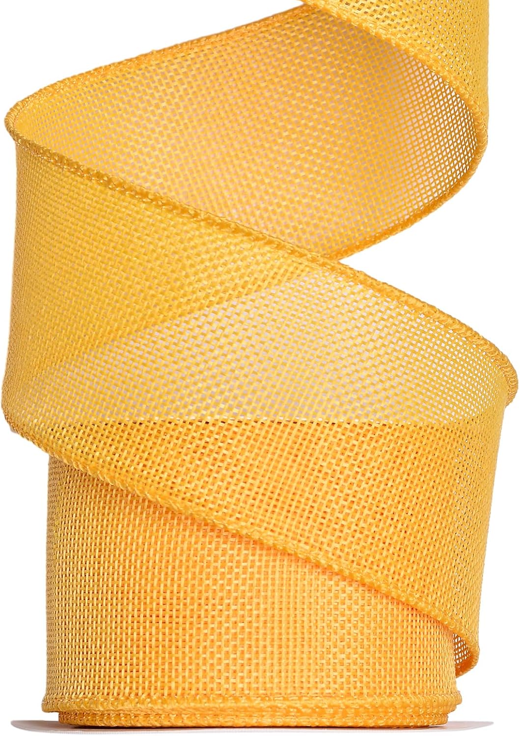 Amazon.com: Ribest Burlap Yellow Wired Ribbon, 2 1/2 inch 10 Yard, Jute ...
