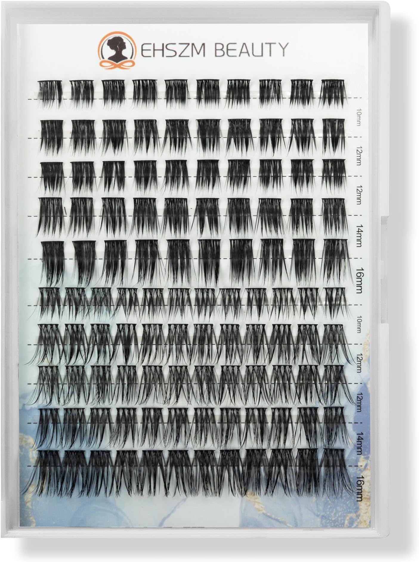 Amazon.com: Wispy Natural Look,10mm,12mm,14mm,16mm(10-16mm) C Curl Lash ...