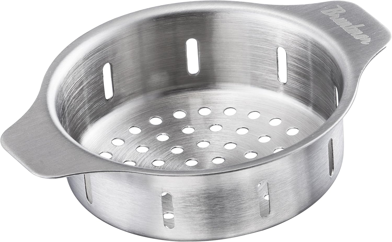 Amazon.com: Bruntmor Stainless Steel Can Colander with extra side slots ...
