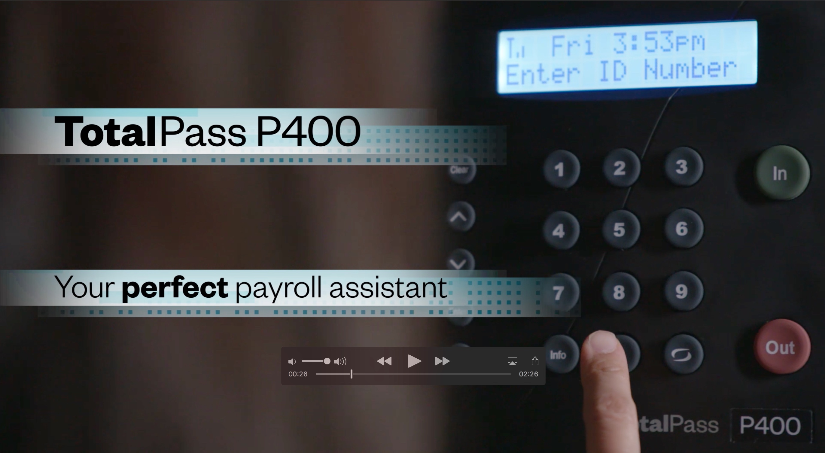 Watch TotalPass P400 Employee Time Clock on Amazon Live