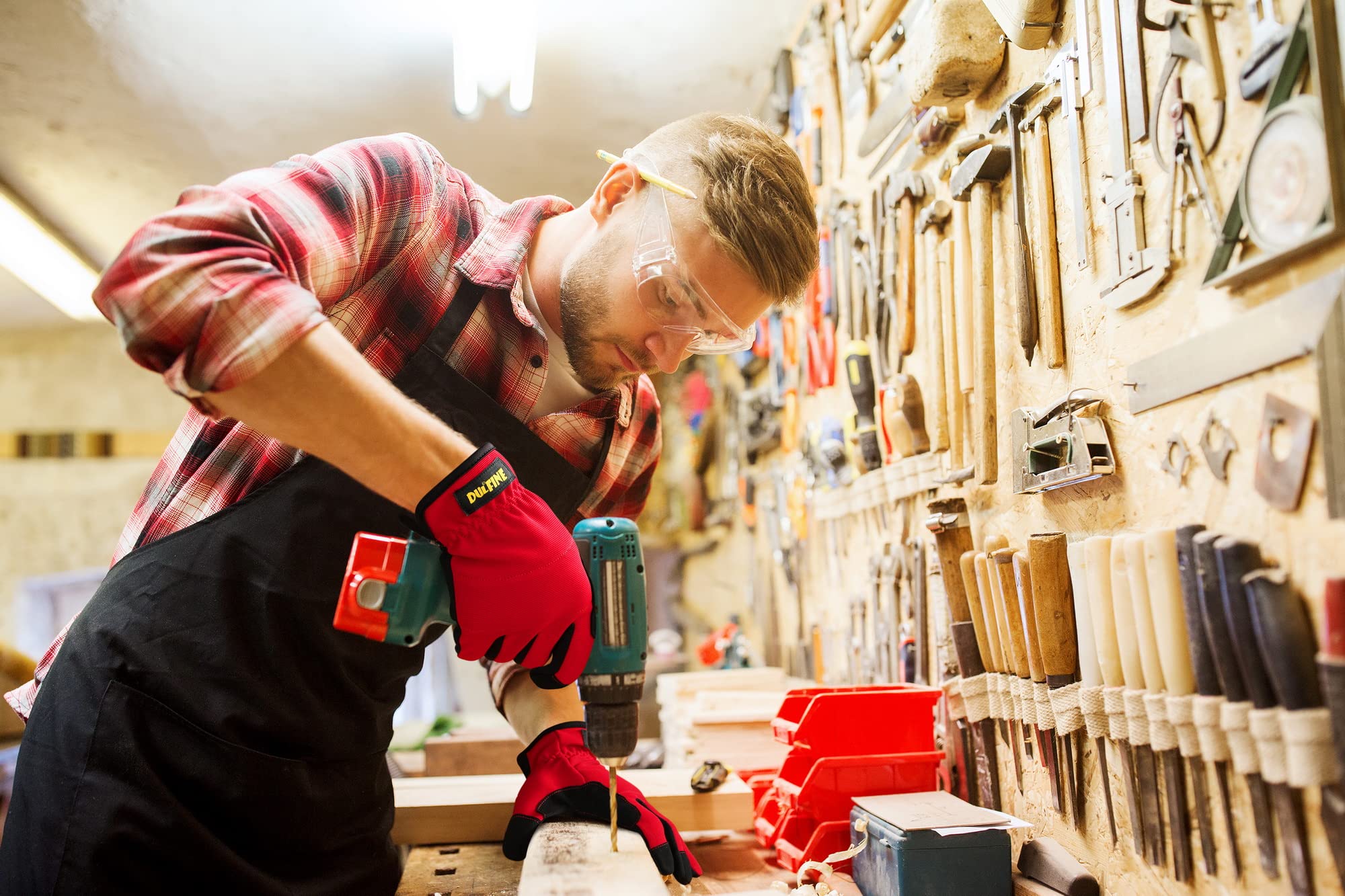 Snapklik.com : DULFINE High Performance Work Gloves For Men