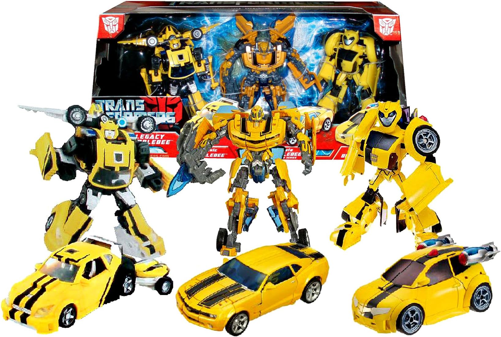 Hasbro Year 2008 Transformers Exclusive Series 3 Pack Set Deluxe ...